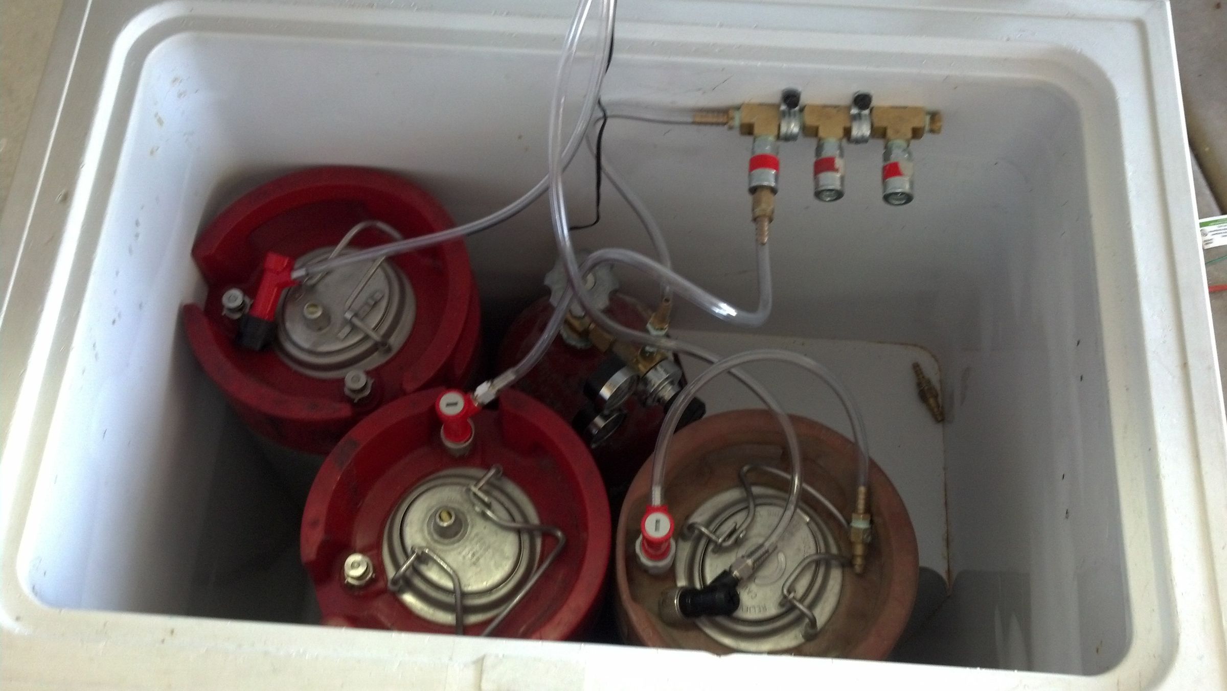 How to Build a Keezer With a 3 Tap Tower (chilled Tower) : 8 Steps ...