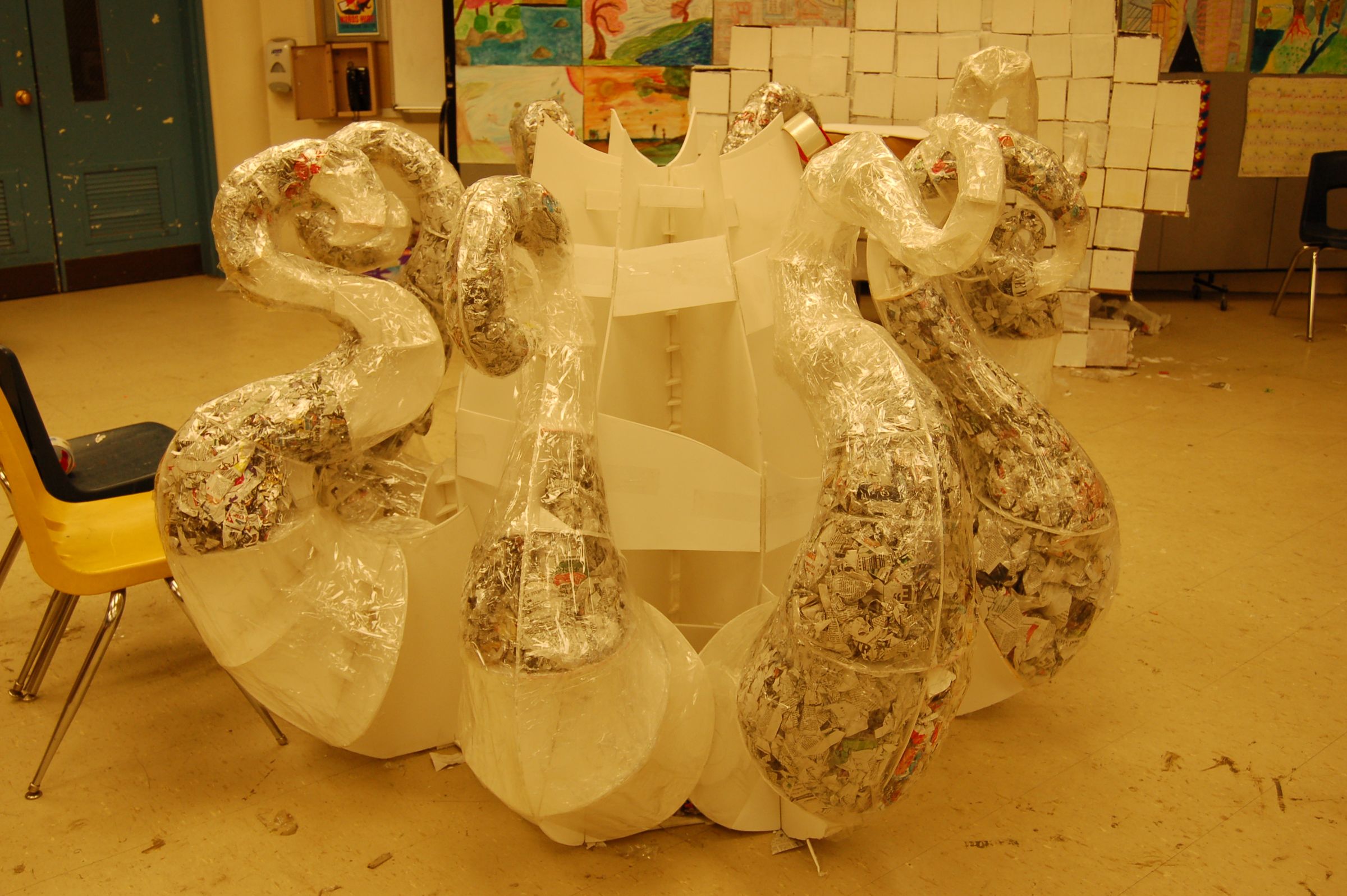 How to Build Additive Sculptures With Foam Core and Packing Tape : 6 ...