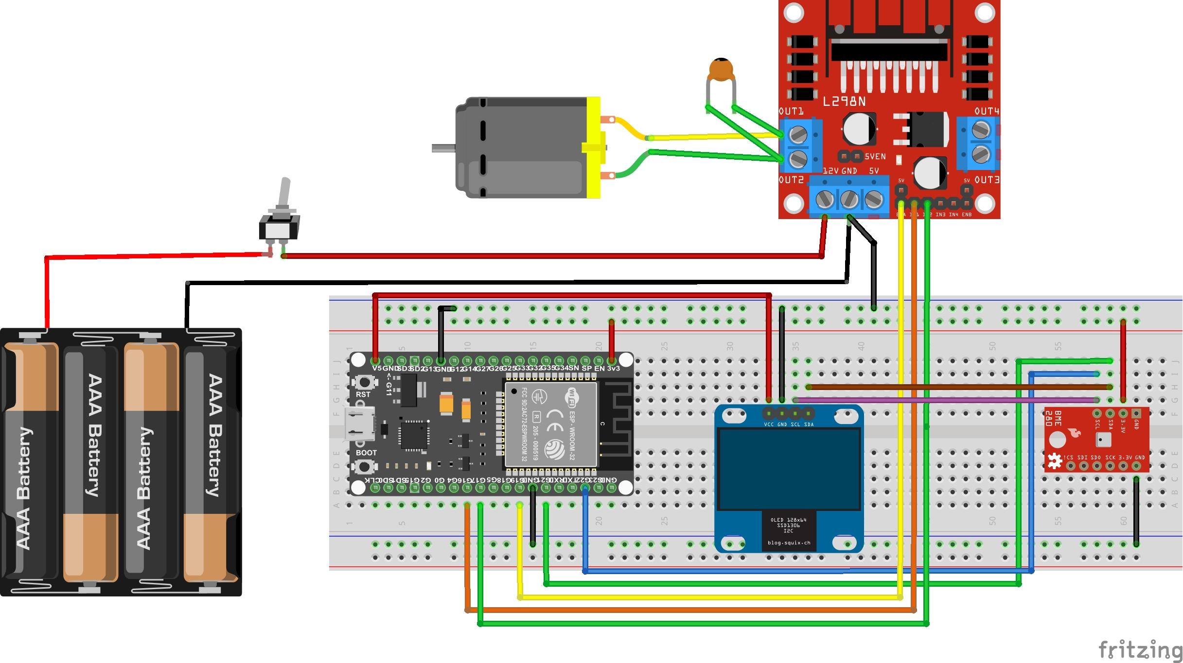 I Used Toit to Build a Temperature Controlled Fan With ESP32. : 5 Steps ...