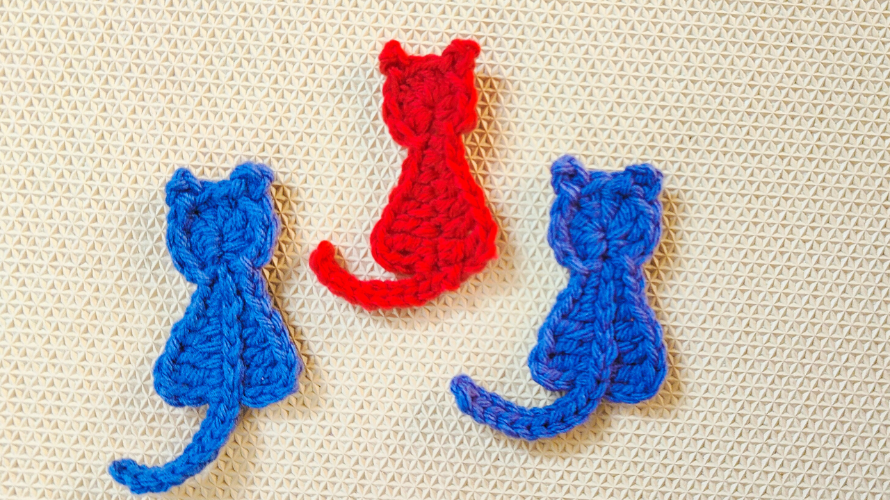 Crochet Cat Applique With Starting Chains : 6 Steps (with Pictures ...