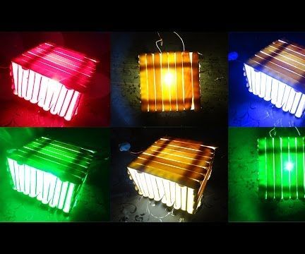How to Make 12V Multi Color Led Wooden Lamp Easy Way - Instructables
