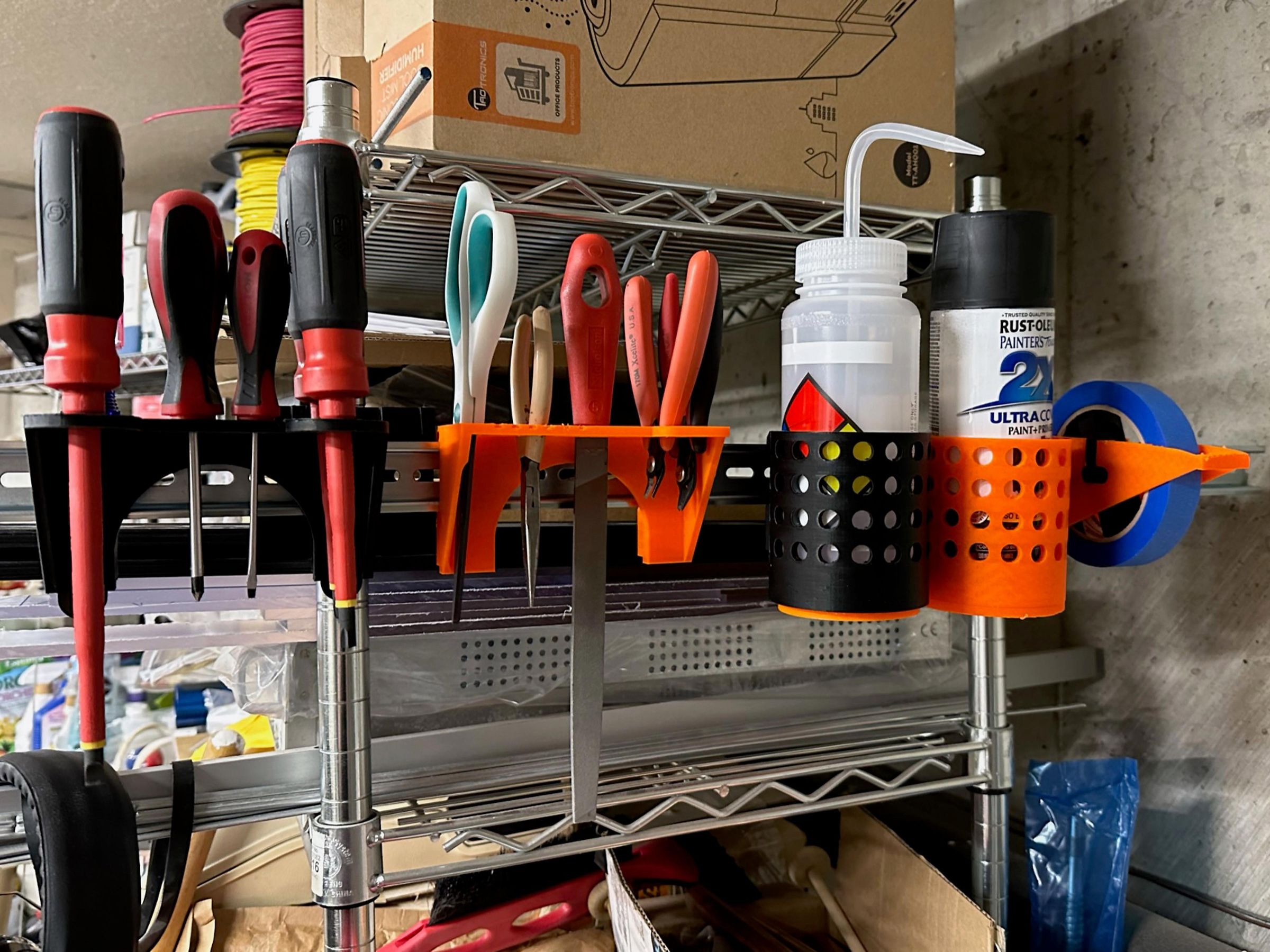 A Simple Din Rail Mount for a Wire Shelf : 6 Steps (with Pictures ...