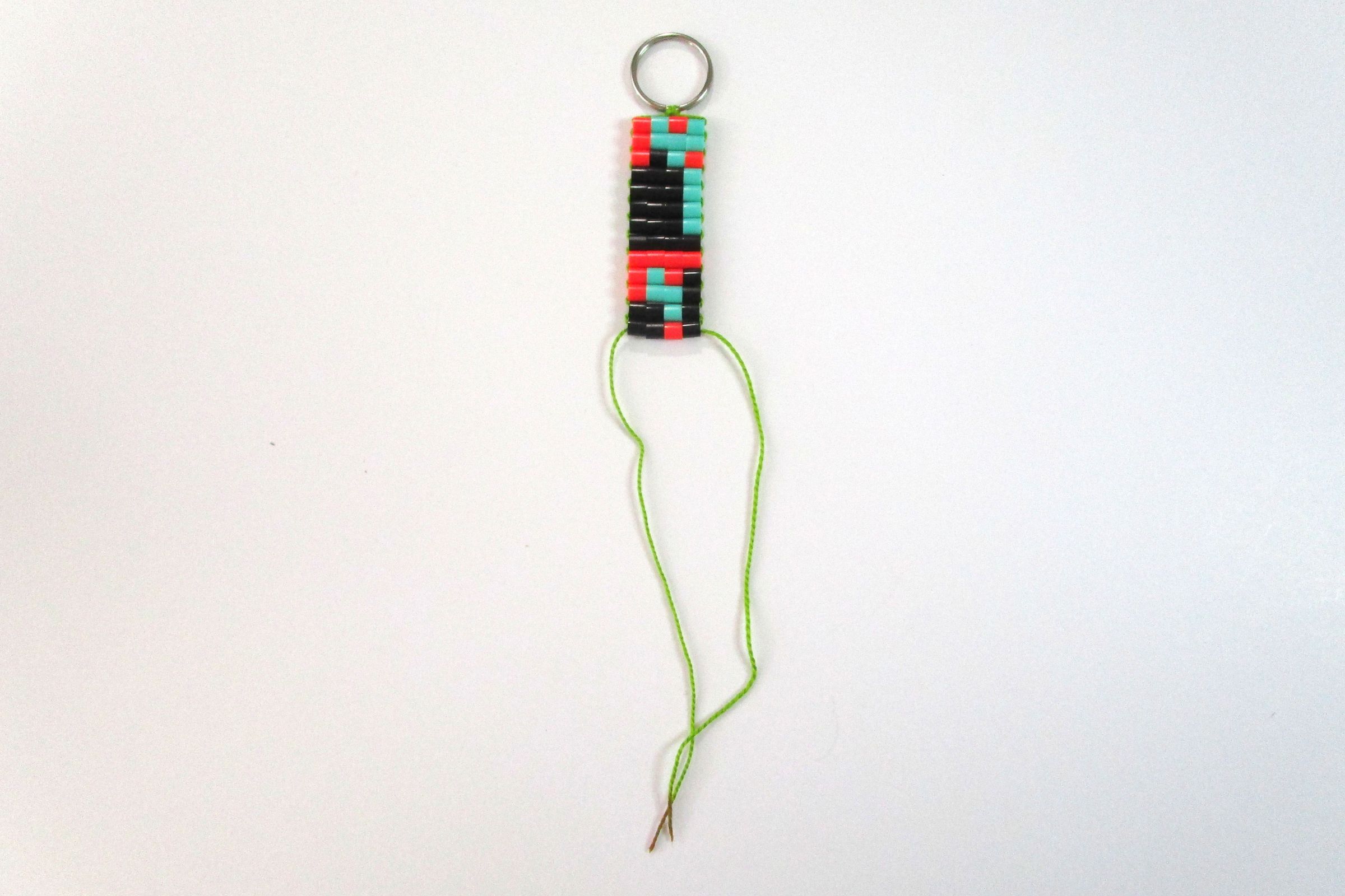 Morse Code Woven Beaded Keychain : 10 Steps (with Pictures) - Instructables