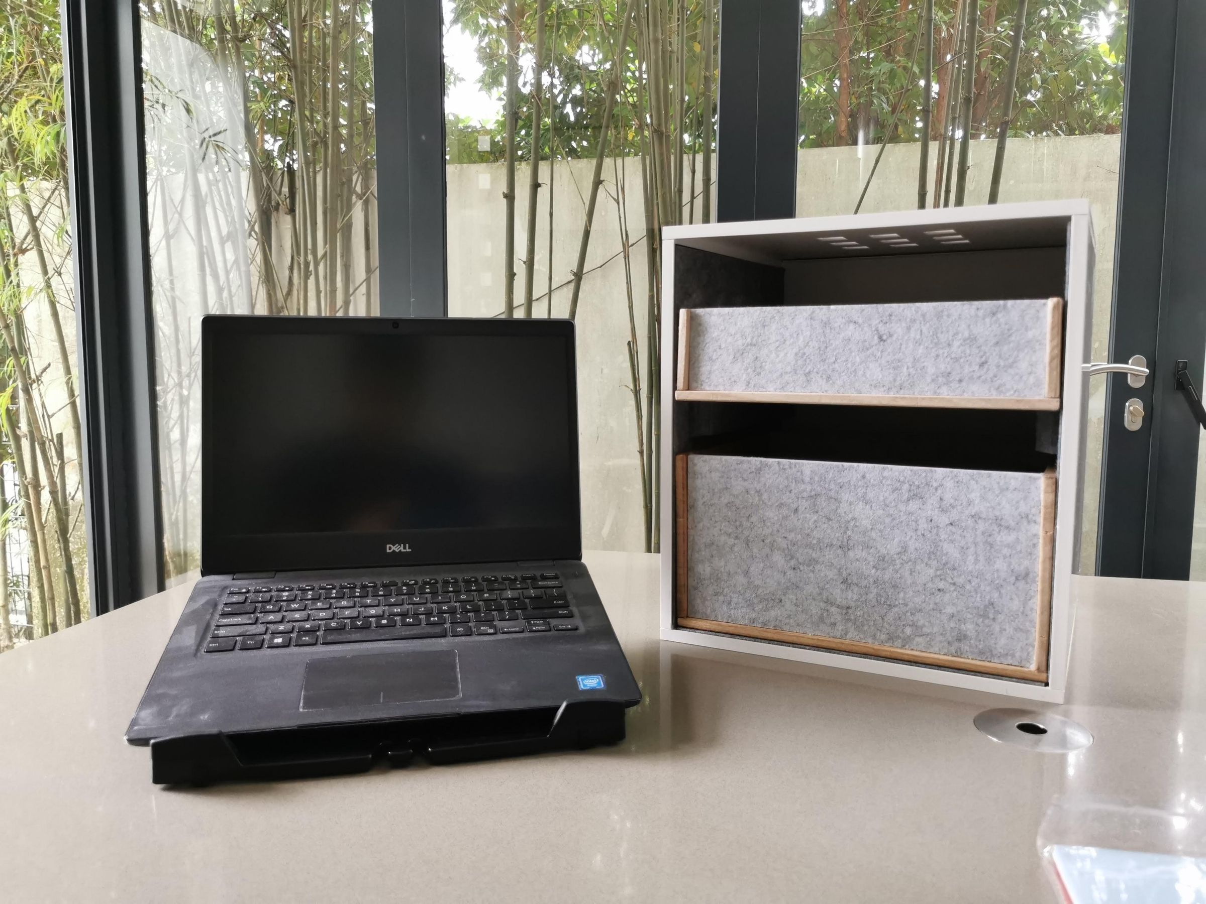 Office in a Box - Standing Desk With Storage : 7 Steps (with Pictures ...