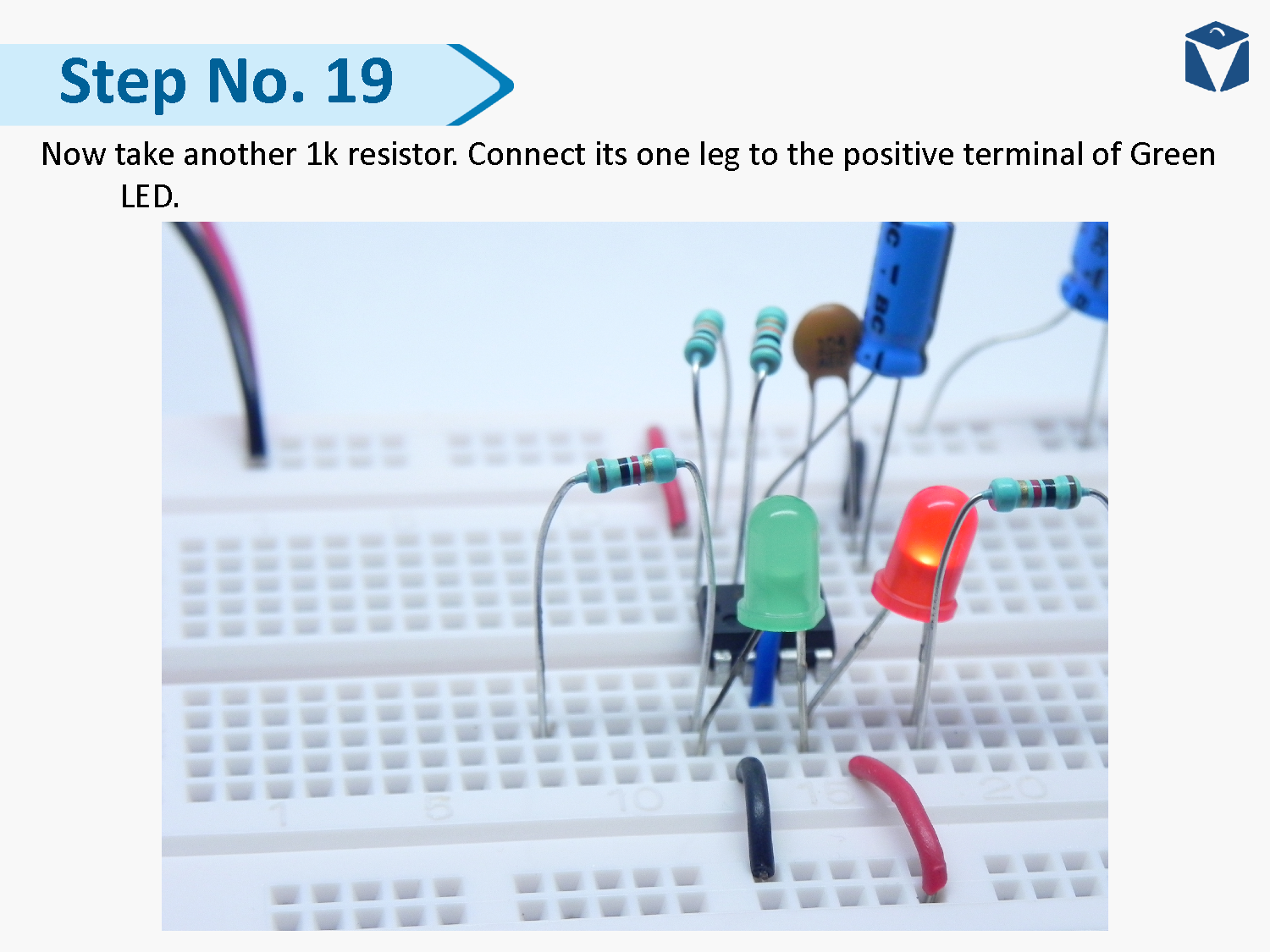 Astable Multivibrator (Oscillator) Using a 555 Timer IC : 43 Steps ...