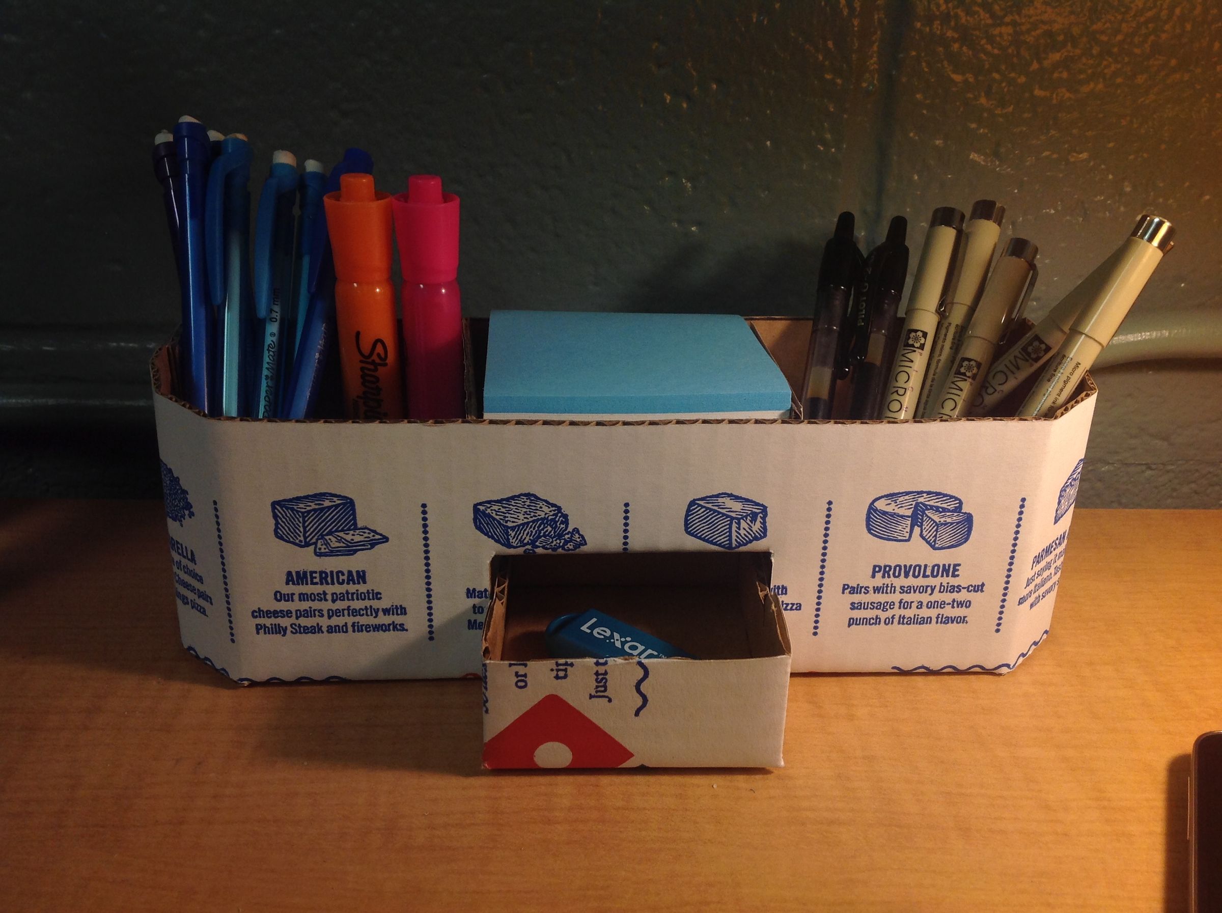 Awesome Cheap Upcycled Desk Organizer : 5 Steps - Instructables