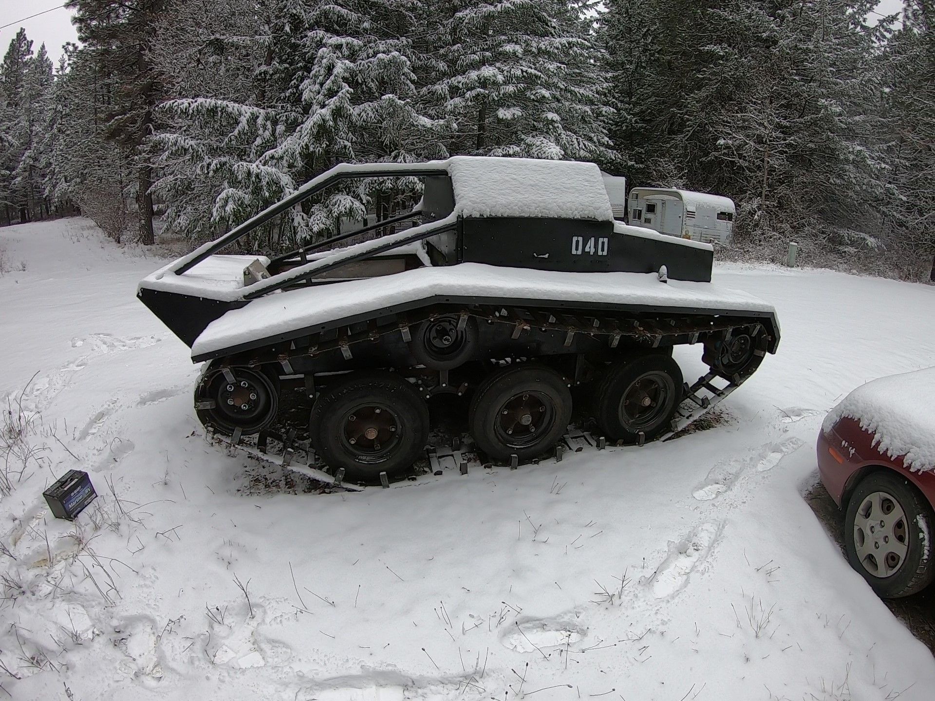 How to Build a Full-sized All-Terrain Tracked Vehicle From Junk (the ...