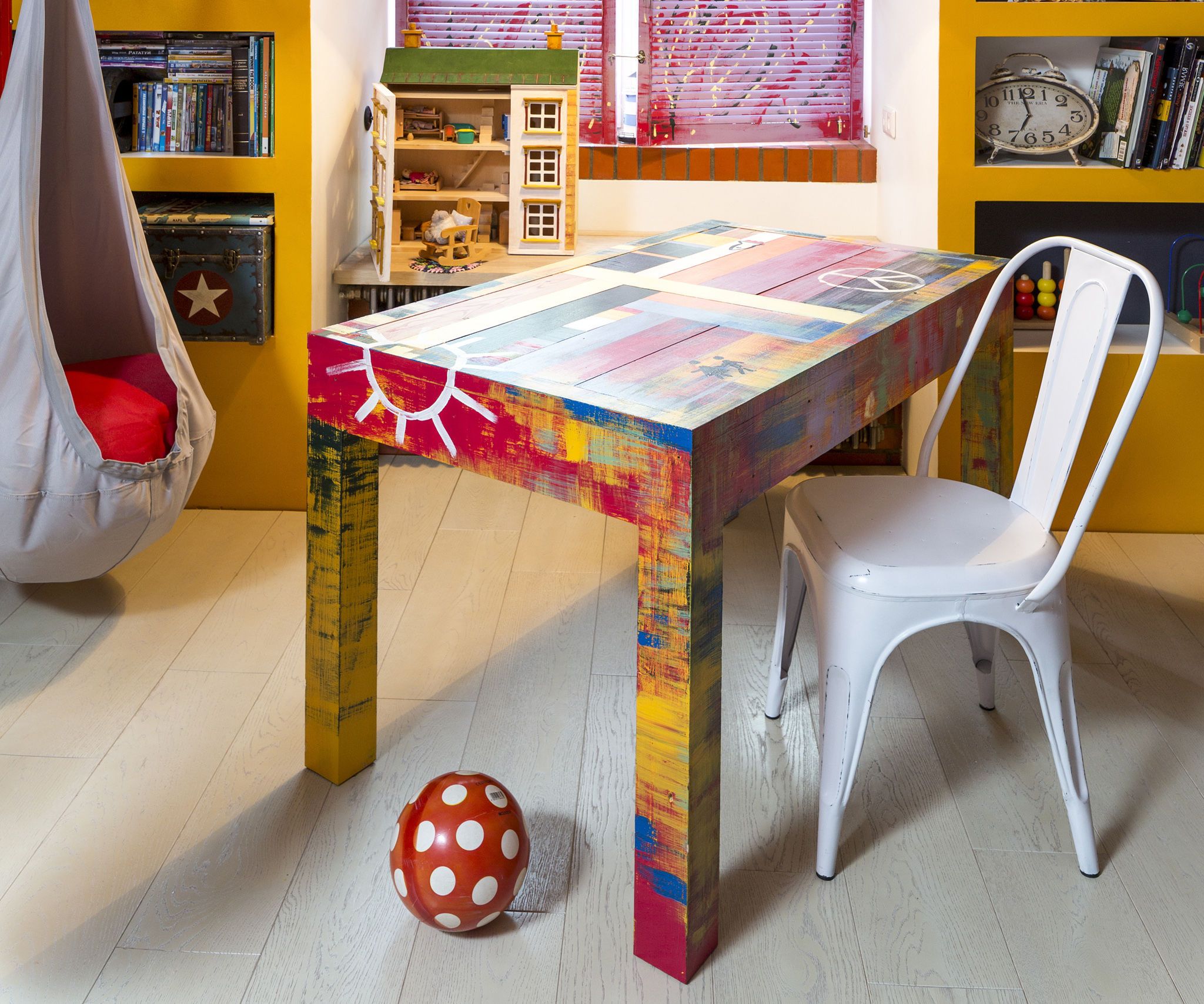 Table With Patchwork From Wood Scraps : 12 Steps (with Pictures ...