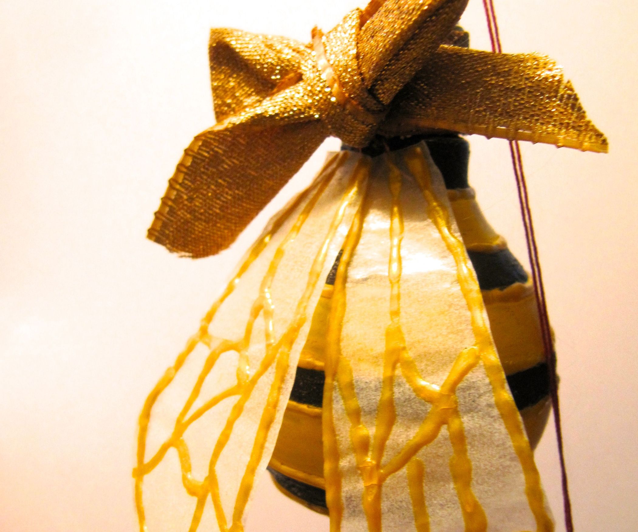 Bee Christmas Bauble Out of Lightbulb : 6 Steps (with Pictures ...