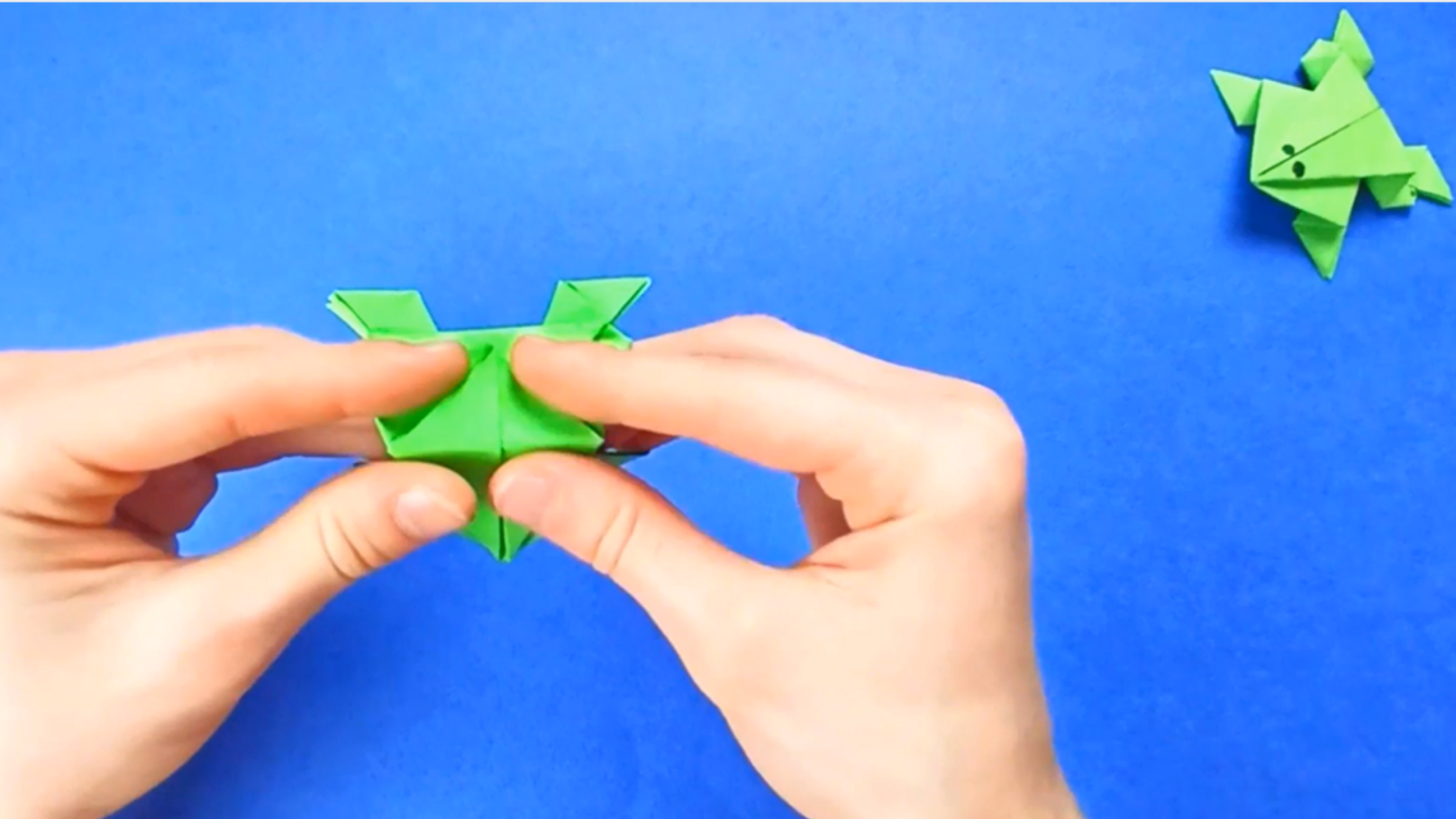 How to Make a Jumping Paper Frog? : 36 Steps (with Pictures ...