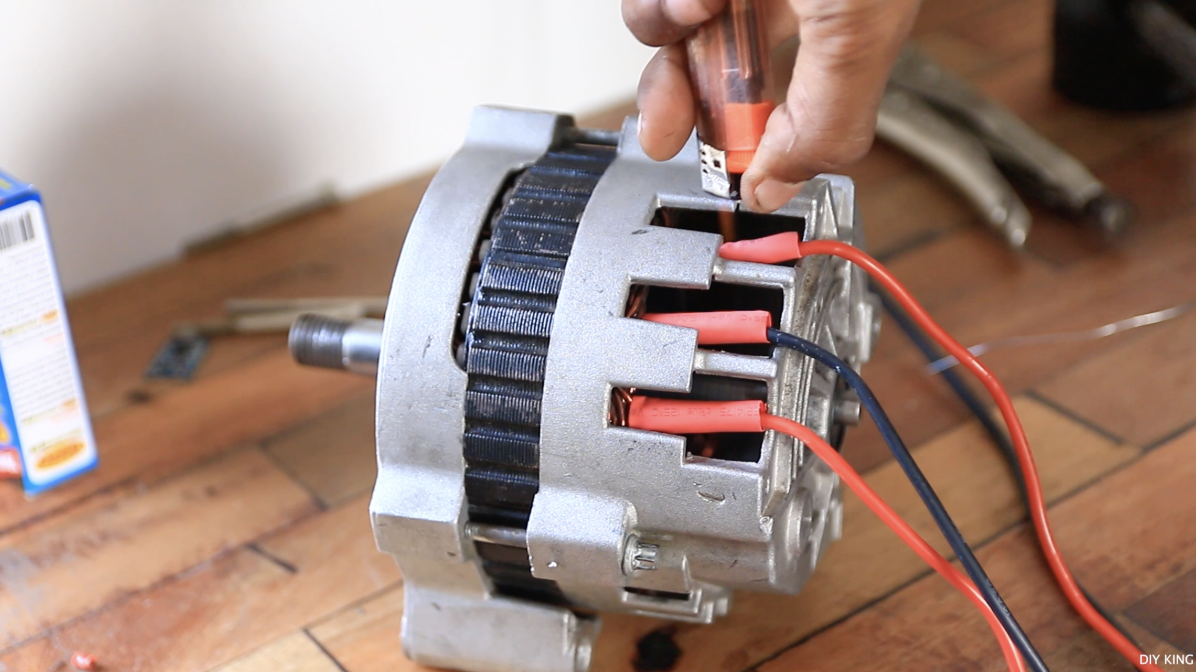 Converting Car Alternator Into a Permanent Magnet Brushless Motor : 6 ...