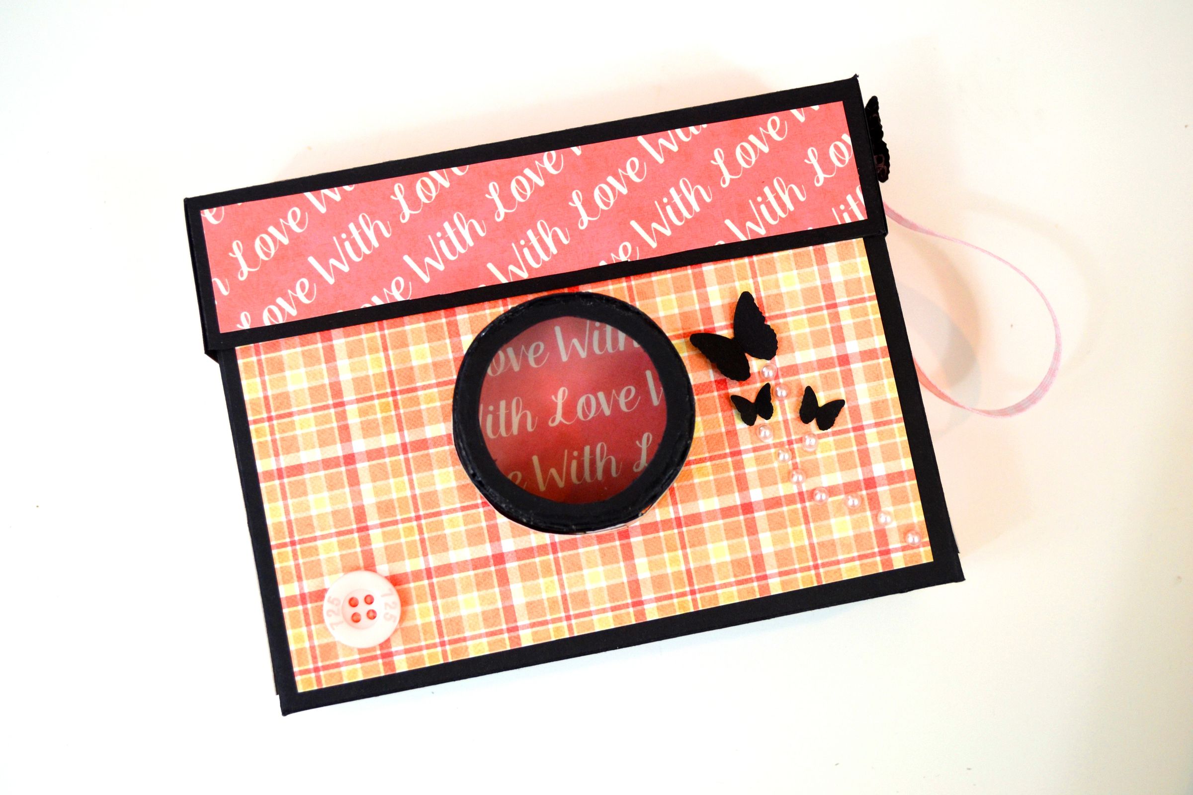 How to Make a Scrapbook Album in a Camera Box | DIY Photo Album | Gift ...