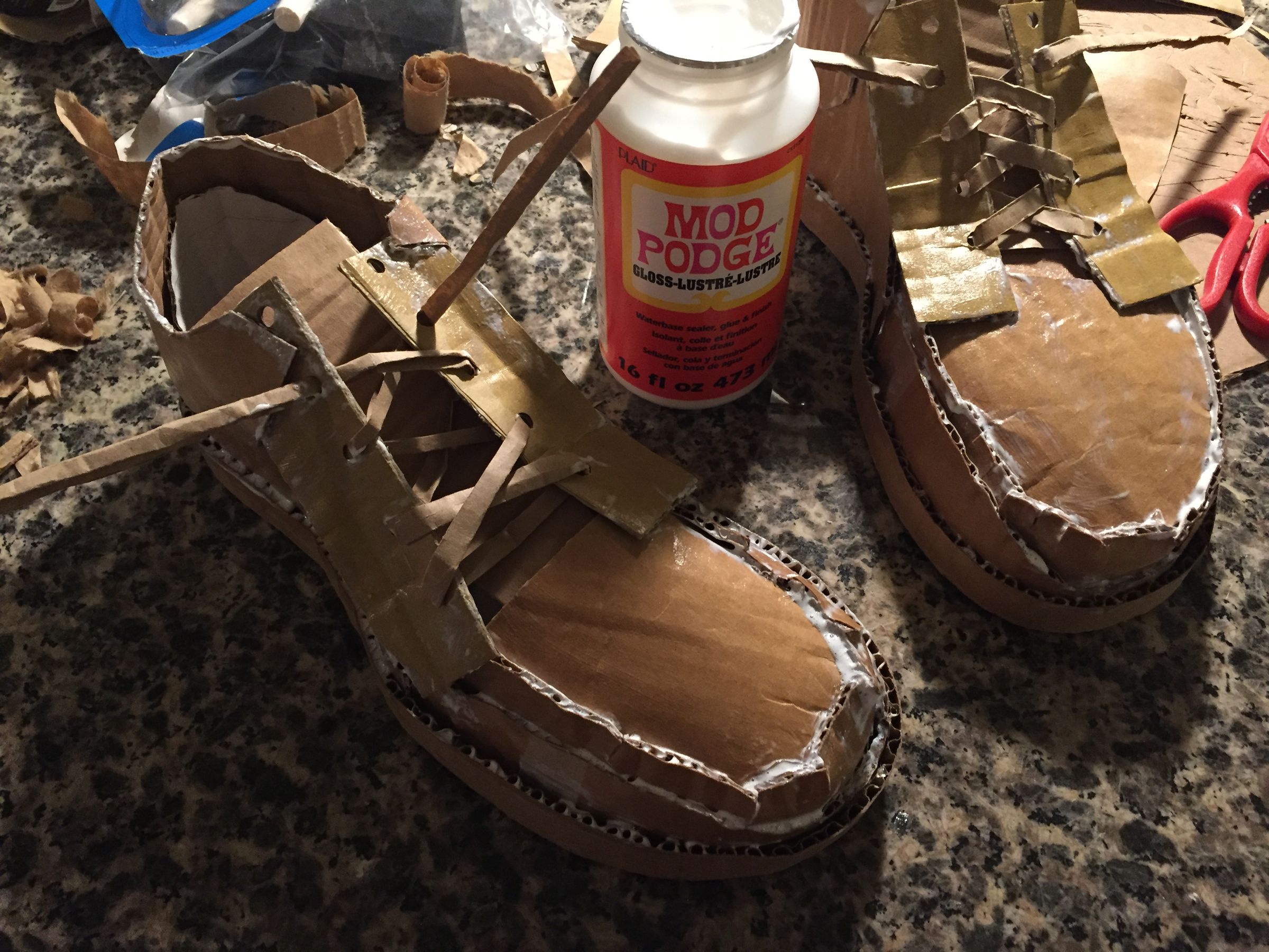 Transform Recycled Cardboard Into Shoes : 26 Steps (with Pictures ...