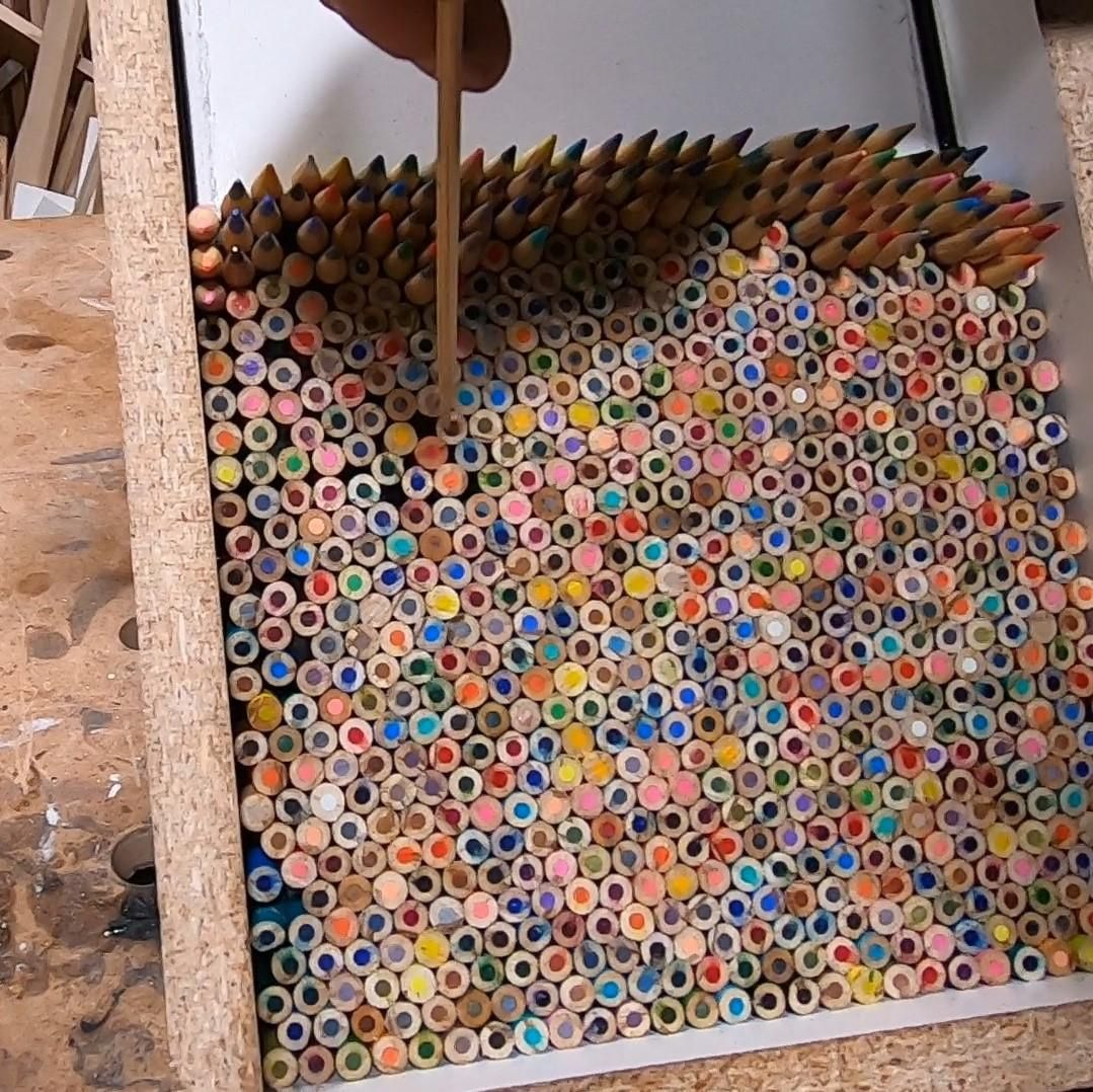100 Colored Pencil Desk Organizer : 22 Steps (with Pictures ...