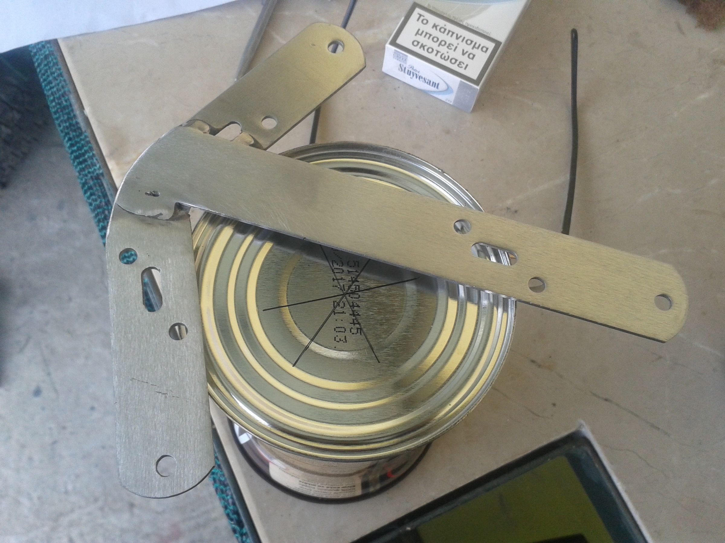 DIY Circle Center Finder Tool, Stainless Steel Made : 4 Steps (with ...