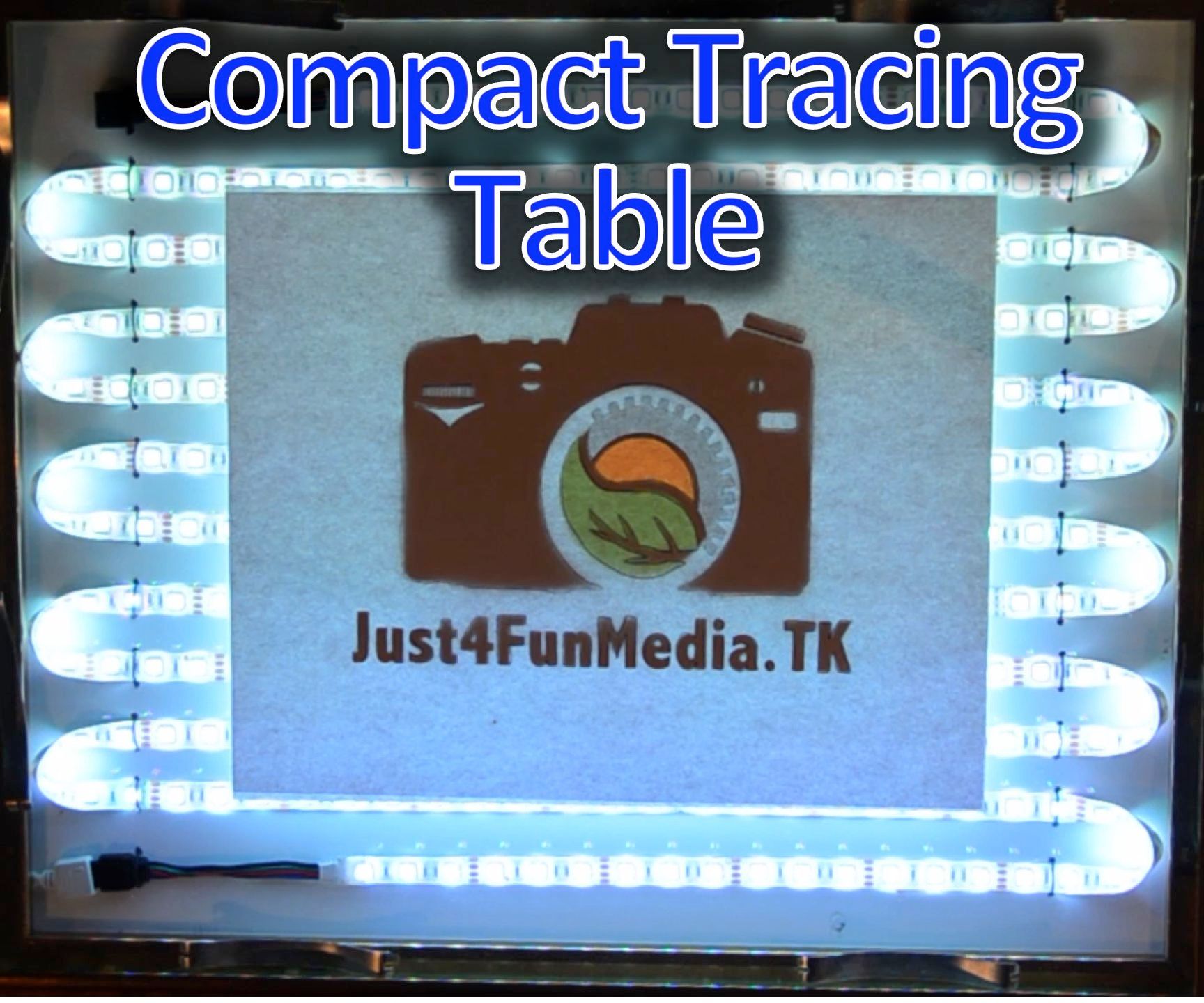 Compact LED Light Table : 9 Steps (with Pictures) - Instructables
