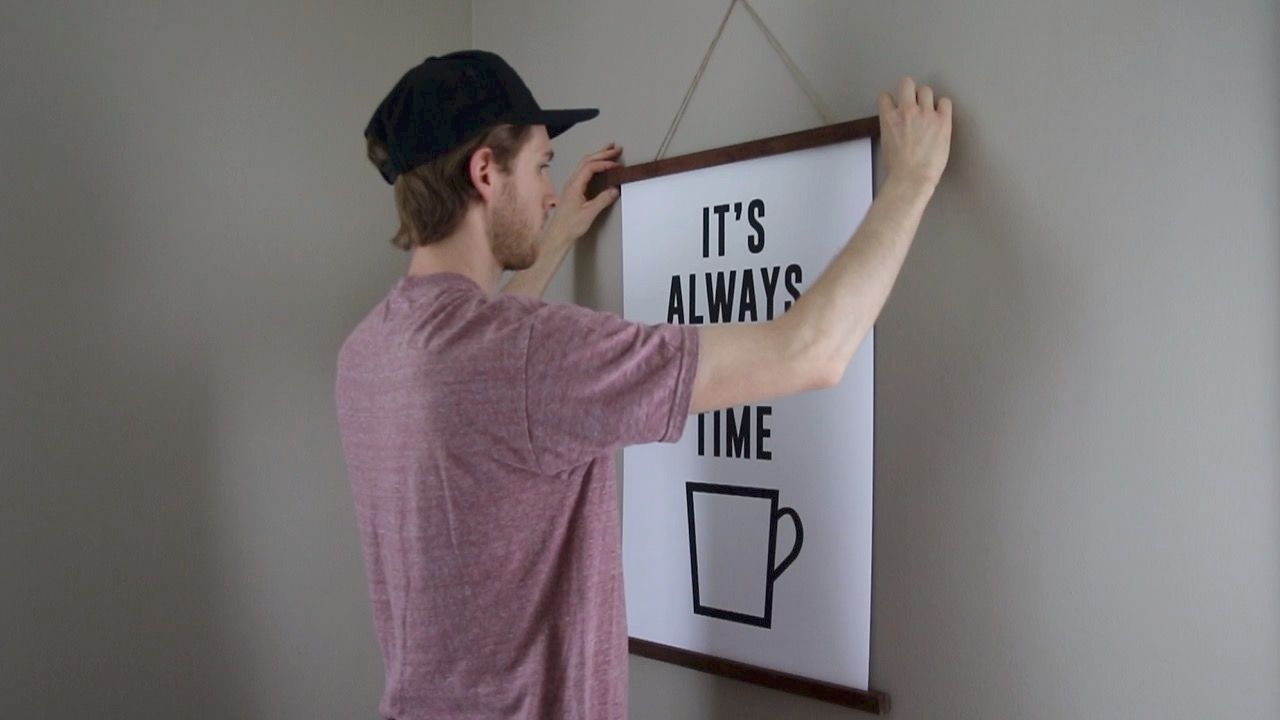 DIY Poster Hanger : 7 Steps (with Pictures) - Instructables