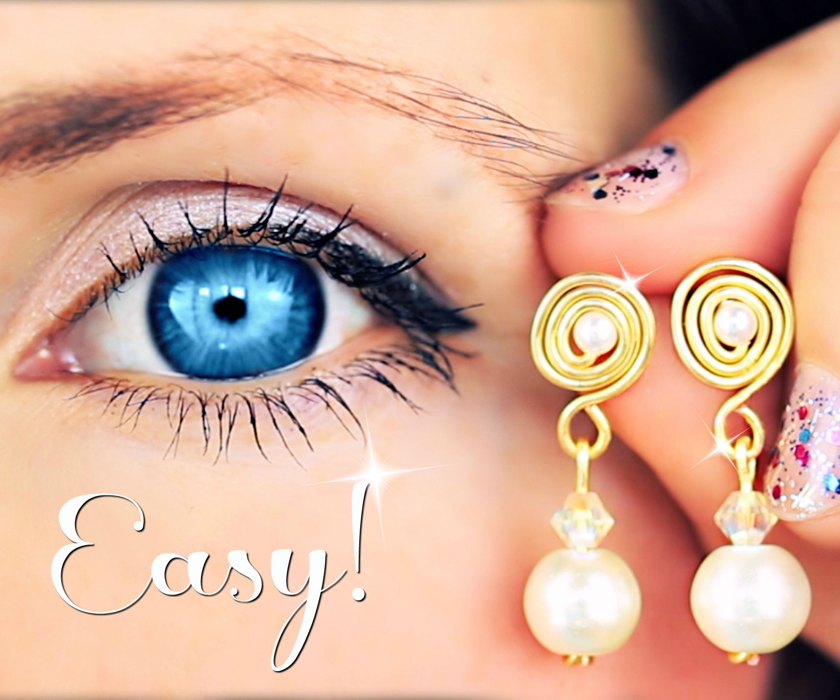 3 Super Easy Earrings! | Earrings DIY : 5 Steps (with Pictures ...