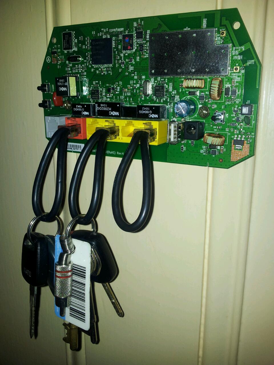 Quick and Easy, Yet Funky Key Rack - Instructables