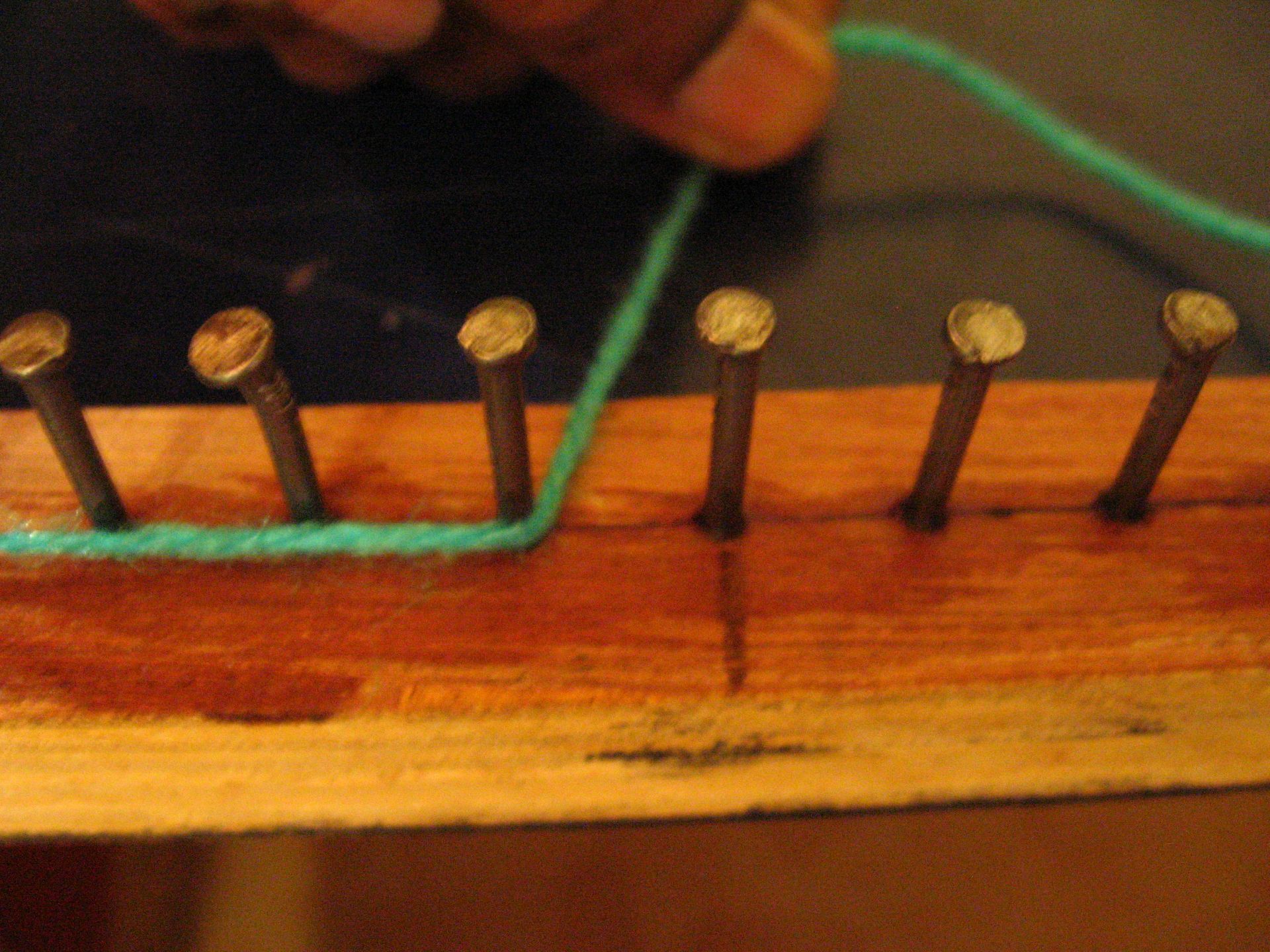 How to Weave a Small Table Mat With Home Made Loom : 13 Steps (with ...