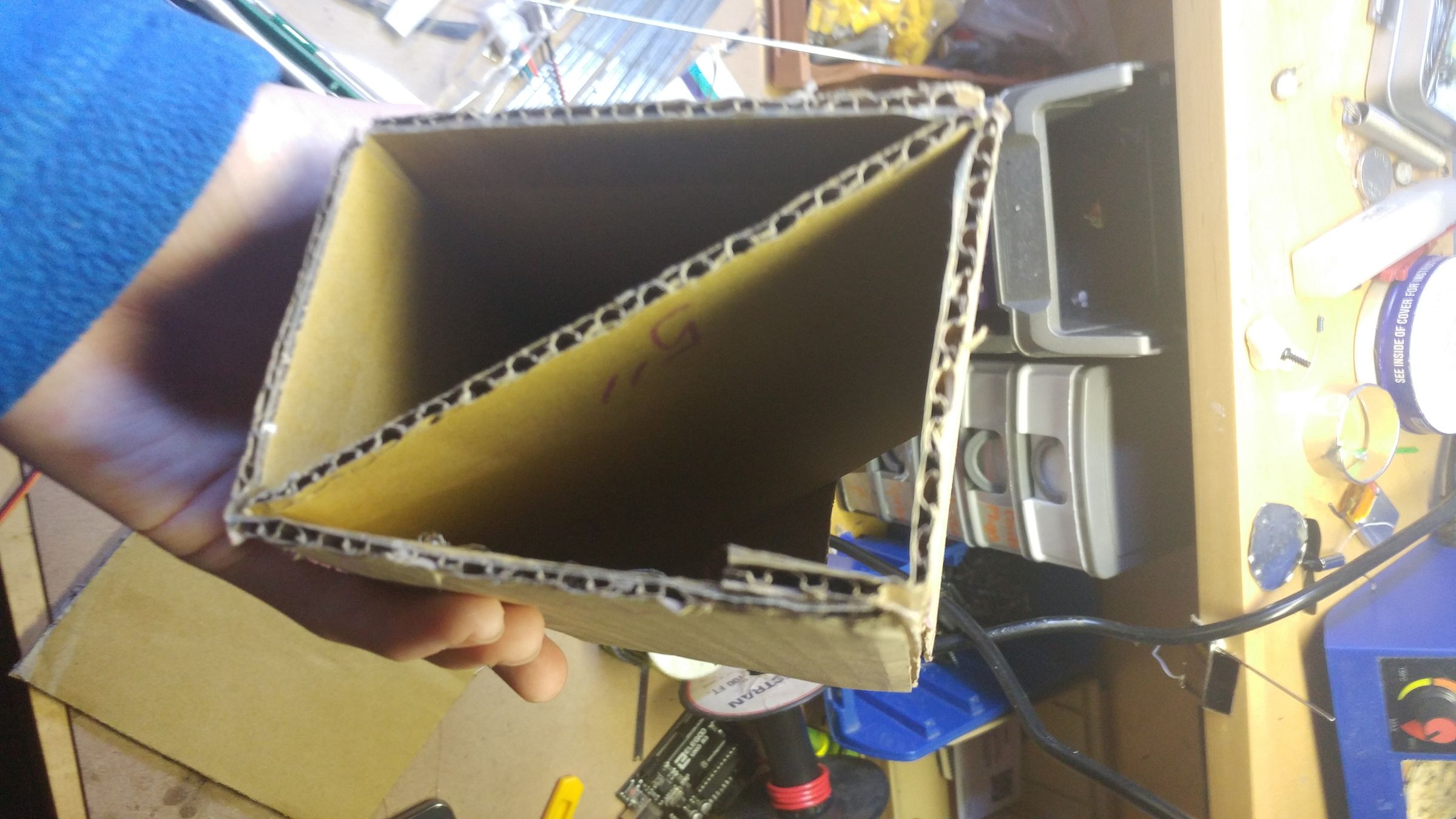 Rotating Cardboard Security Camera: Ceiling or Table With Plans : 16 ...