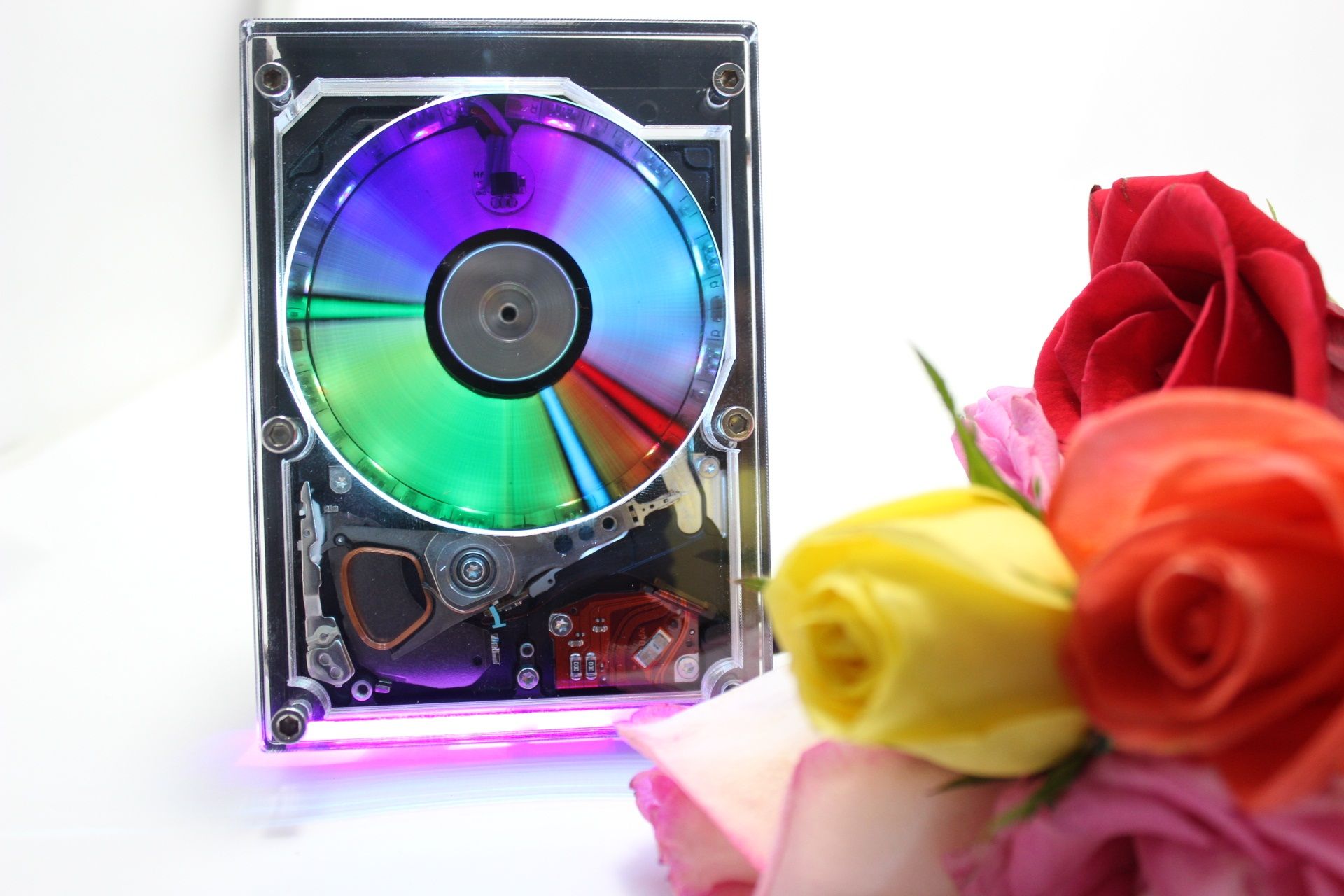 Recycled Hard Drive Clock - FuneLab : 26 Steps (with Pictures ...