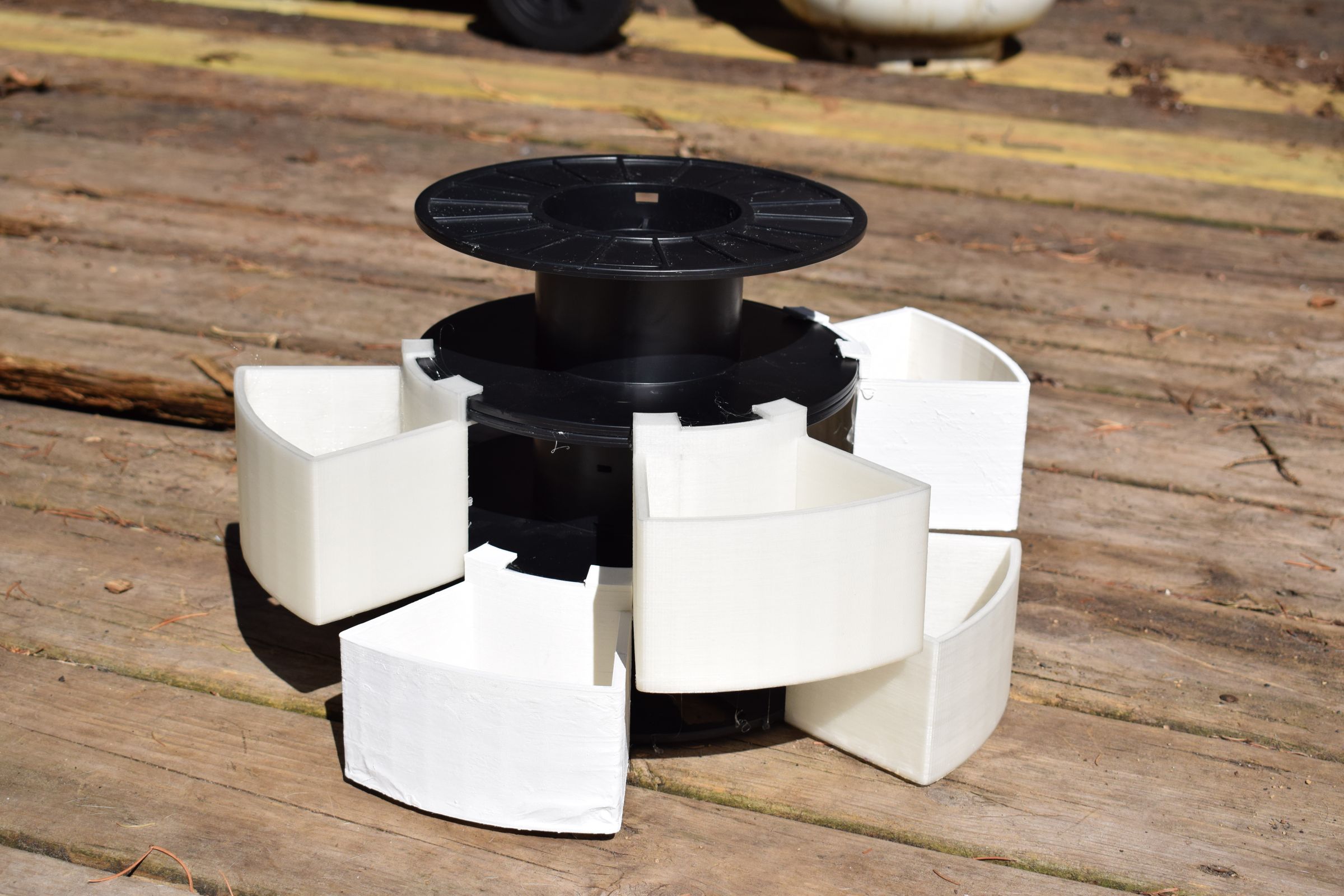 Stackable 3D Filament Spool Garden : 6 Steps (with Pictures ...