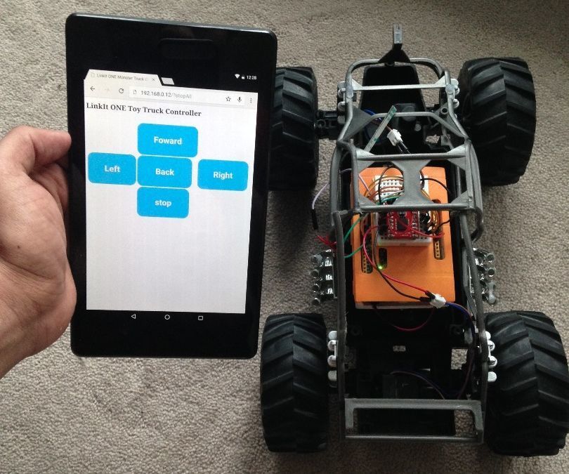 Remote Controlling a Toy Truck Over WiFi - Using LinkIt ONE : 9 Steps (with Pictures ...