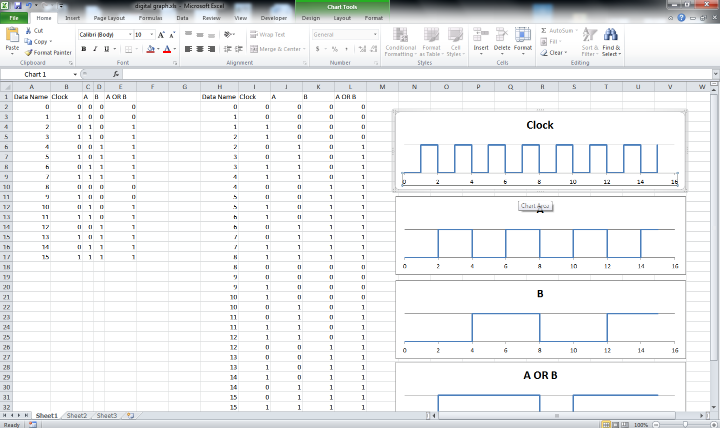 Make Digital/truth Table Graphs in Excel : 7 Steps - Instructables