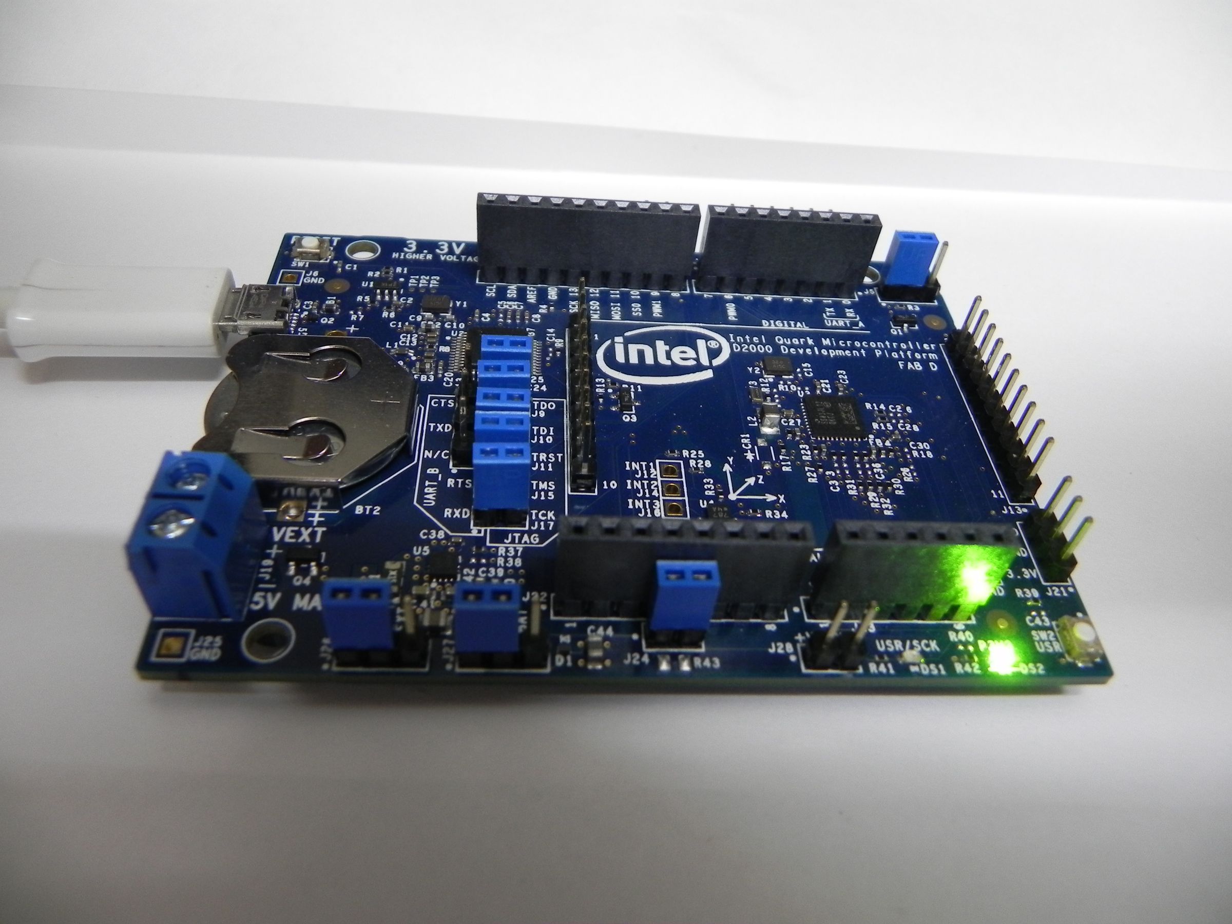 Blink LED Test on Intel Quark D2000 Development Board : 5 Steps (with ...