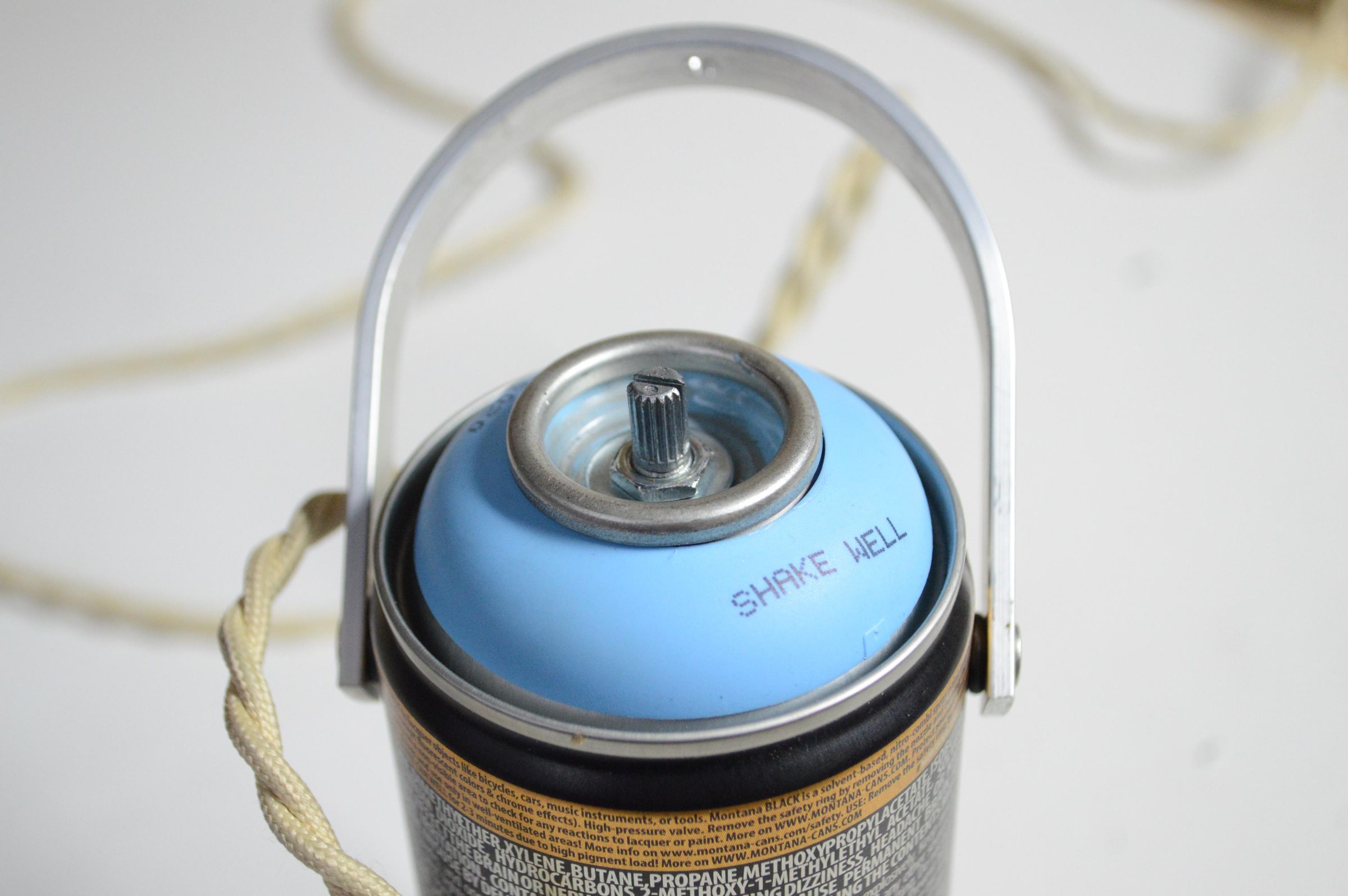 Lamp Made From a Paint Spray Can : 8 Steps (with Pictures) - Instructables