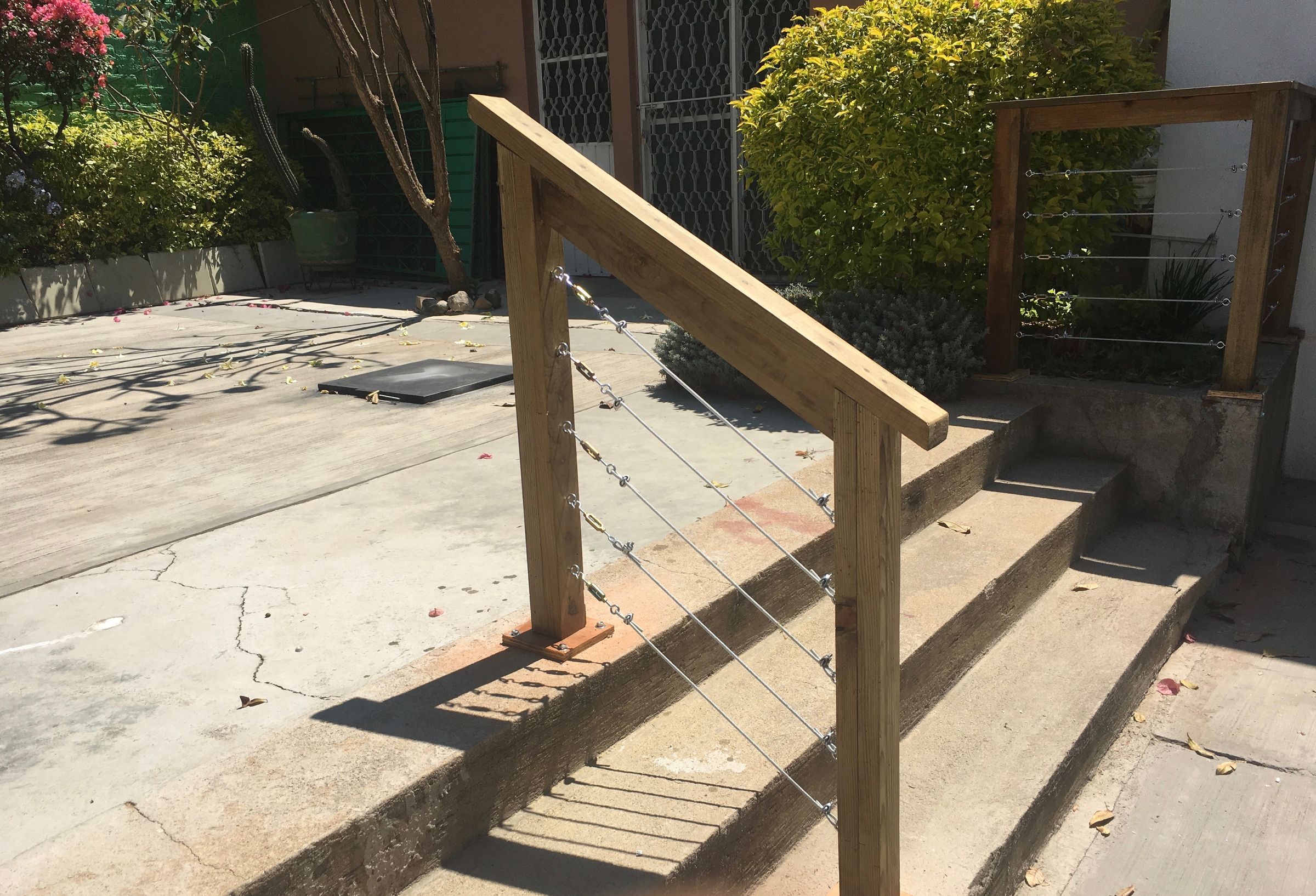 Easy Handrail With Steel Cable : 6 Steps (with Pictures) - Instructables