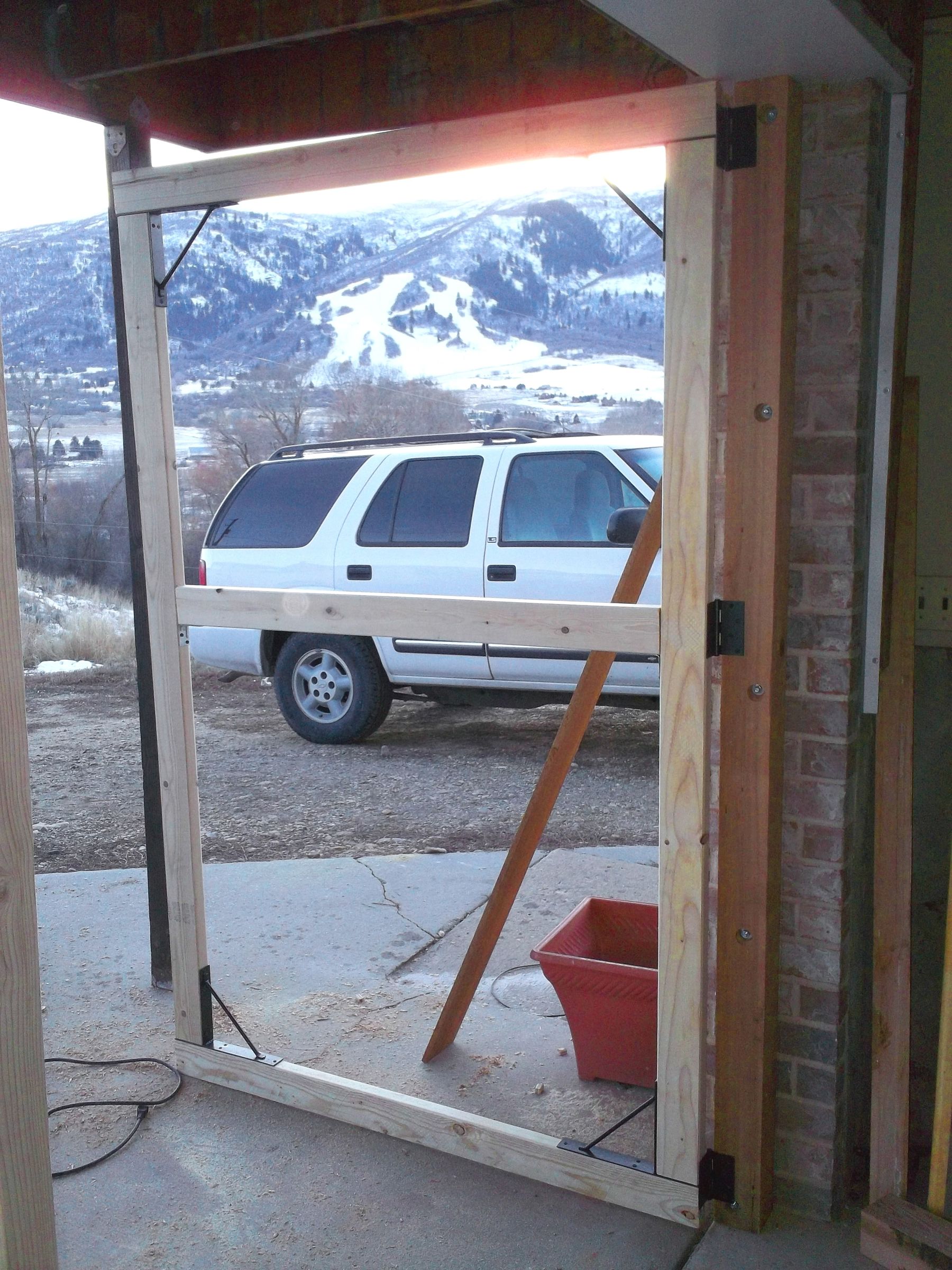 Homemade "Carriage House" Garage Doors : 14 Steps (with Pictures ...