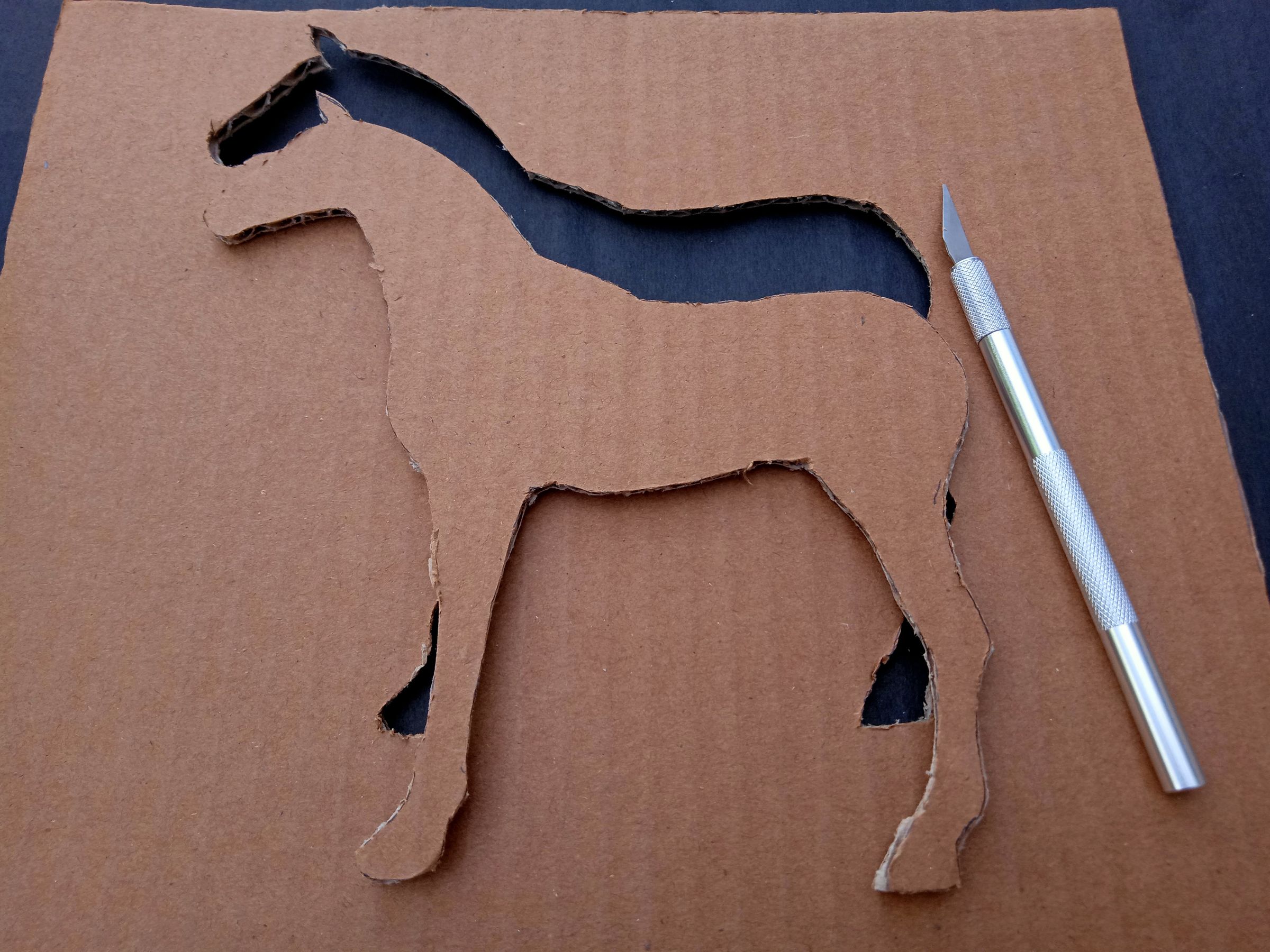 Easy Cardboard Running Horse : 6 Steps (with Pictures) - Instructables