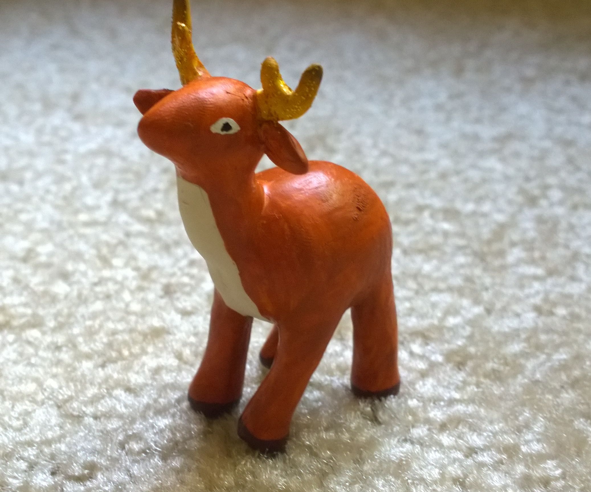 Quick N Easy Polymer Clay Reindeer : 5 Steps - Instructables