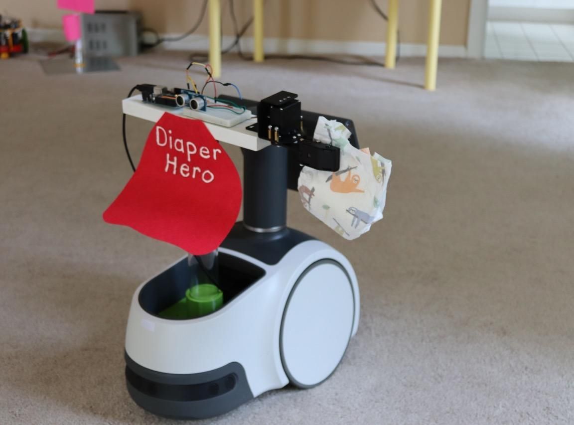 Diaper Hero--Arm for Astro Robot : 6 Steps - Instructables