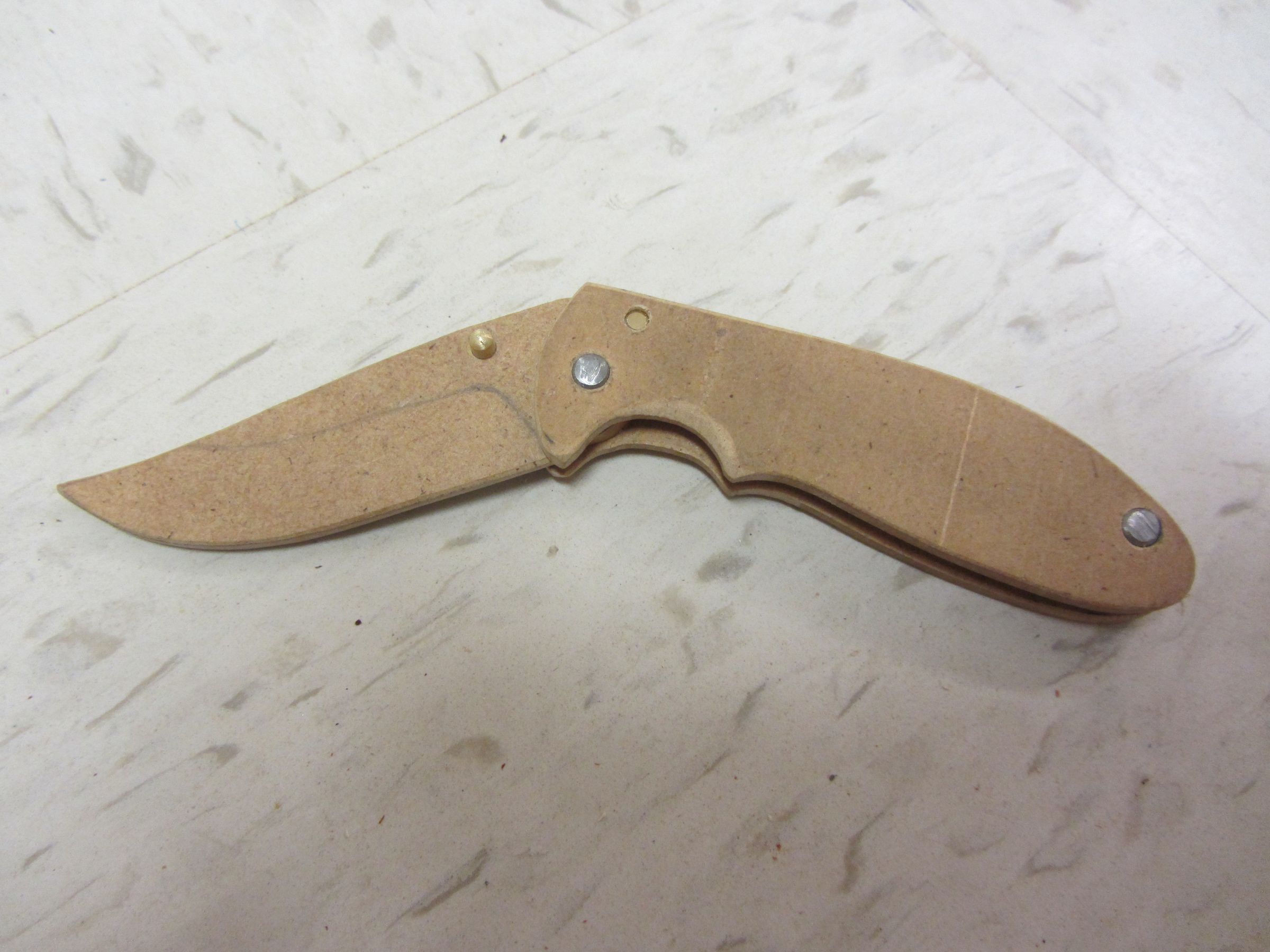 How to Make a Wooden Folding Knife : 9 Steps (with Pictures ...