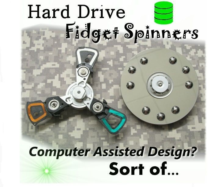 Make a Fidget Spinner From a Hard Drive : 12 Steps (with Pictures) - Instructables