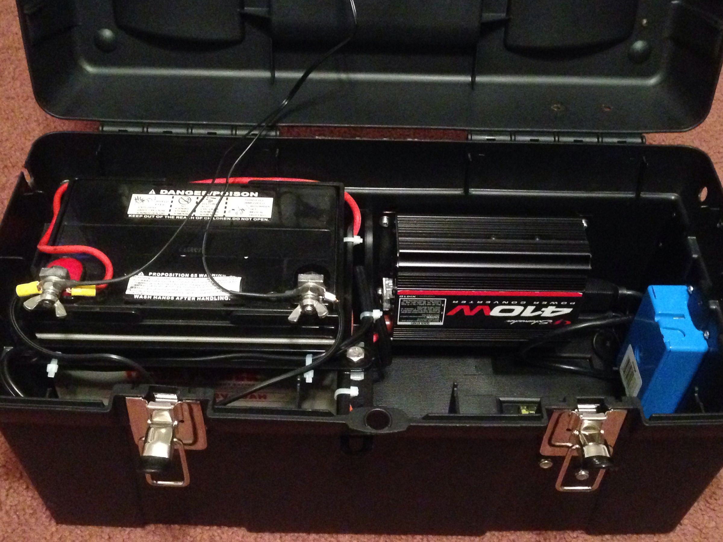 Portable Battery Backup With Upgrades : 3 Steps - Instructables