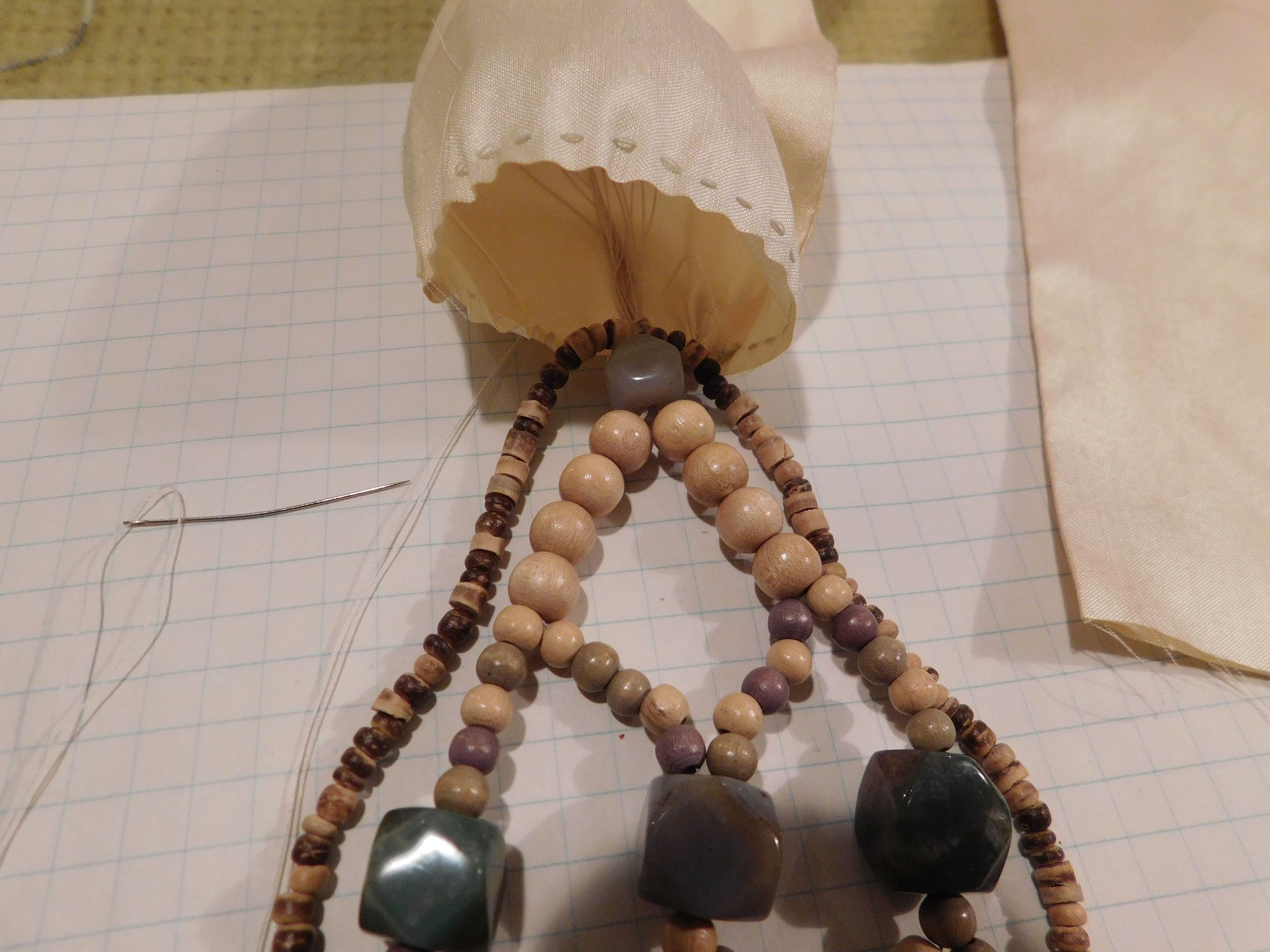 Glass, Wood, Shell and Stone Beaded Sheath : 10 Steps (with Pictures ...