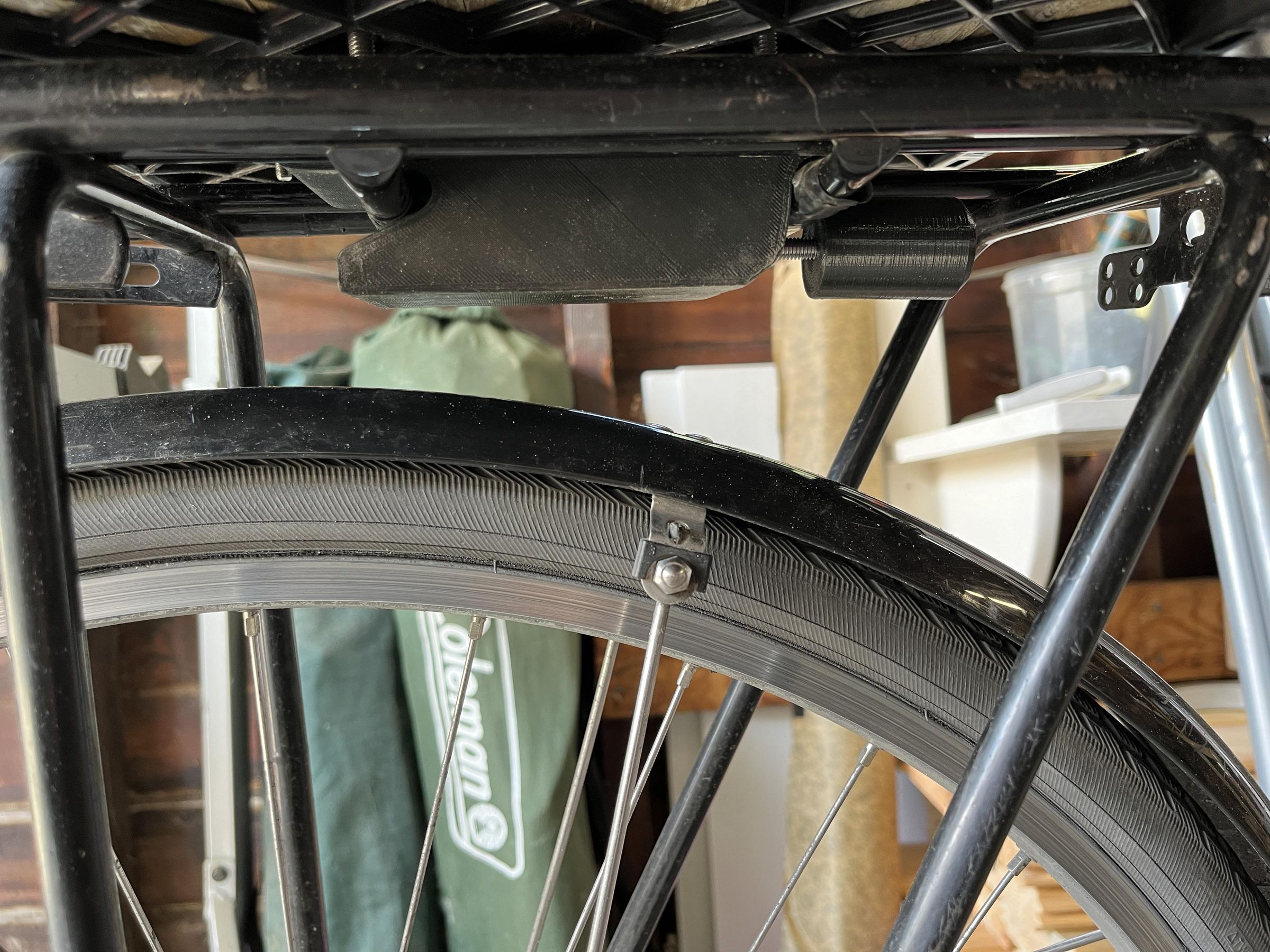 Removable Bike Milk Crate for Yepp Rear Rack With 3D Printed Bracket ...