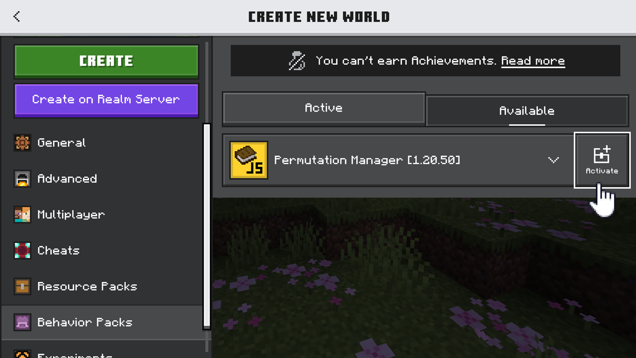 How to Install Behavior/Texture Packs in Minecraft Android, IOS and ...