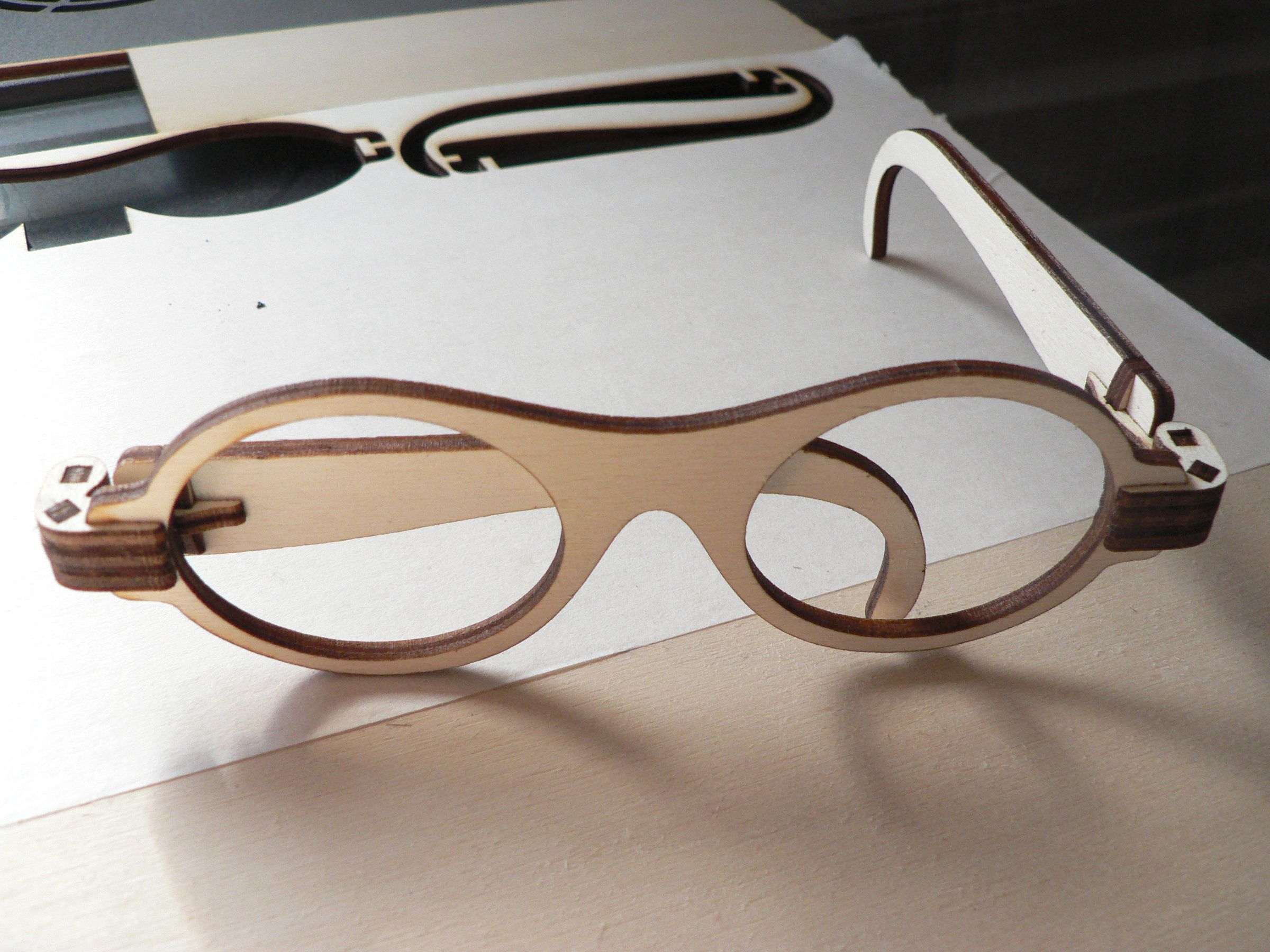 Laser Cut Foldable Wooden Glasses : 4 Steps (with Pictures) - Instructables