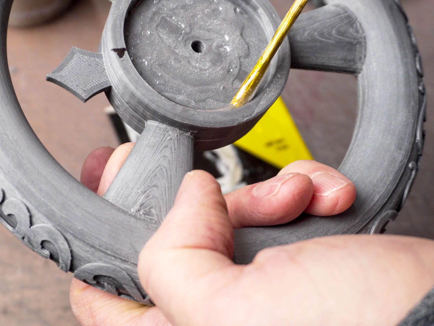 3D Printing Project: Steampunk Tap Valve Handle : 21 Steps (with ...