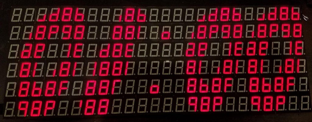 7 Segment Display Array : 6 Steps (with Pictures) - Instructables