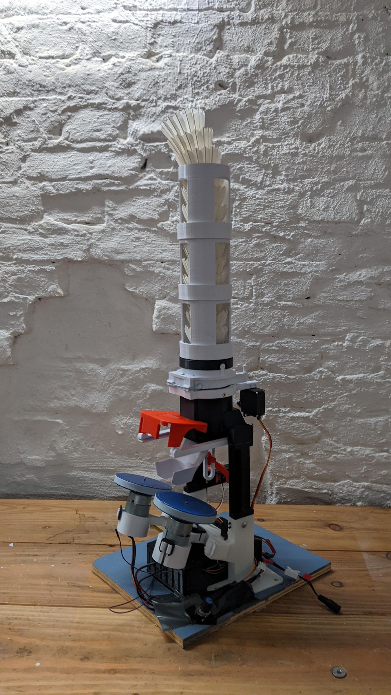 Badminton Trainer DIY / 3D Printed Shuttlecock Launcher : 5 Steps ...