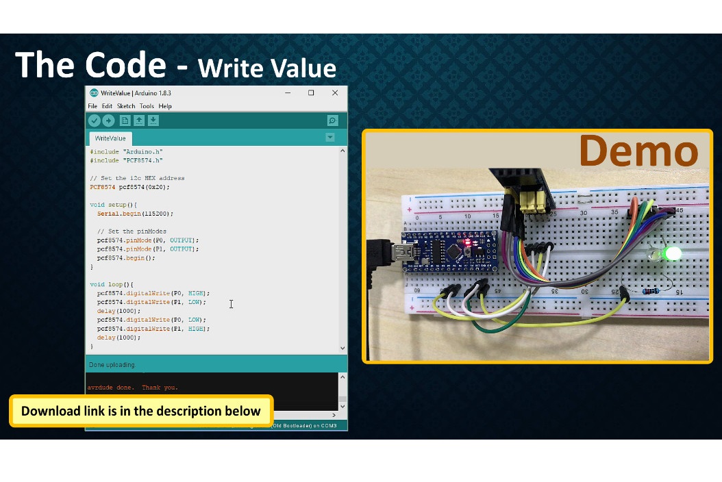 PCF8574 GPIO Extender - With Arduino and NodeMCU : 15 Steps - Instructables