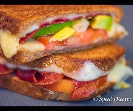 How to Make Turkey Bacon and Avocado Grilled Cheese Sandwich ...