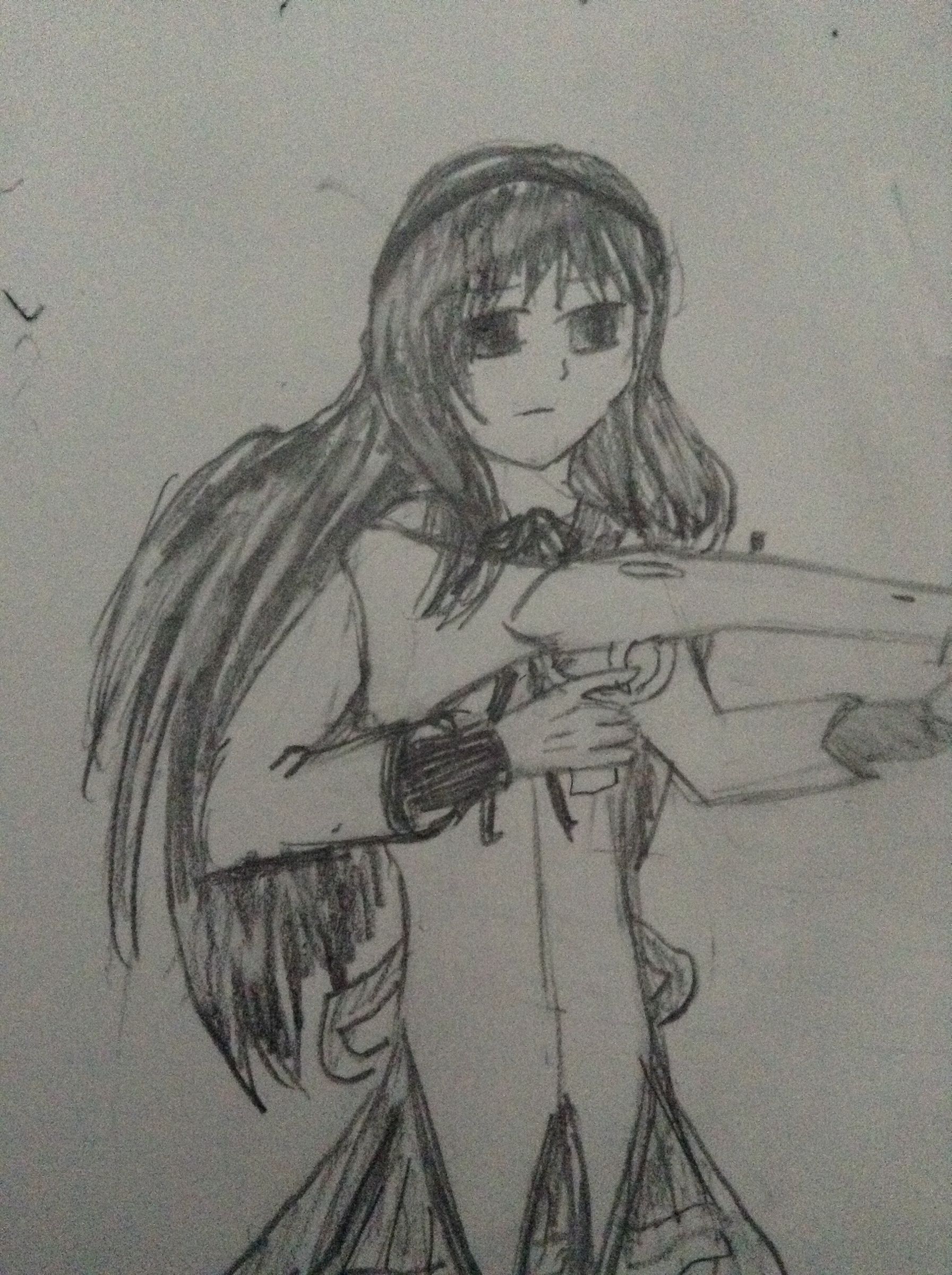 How to Draw Homura Akemi : 9 Steps - Instructables