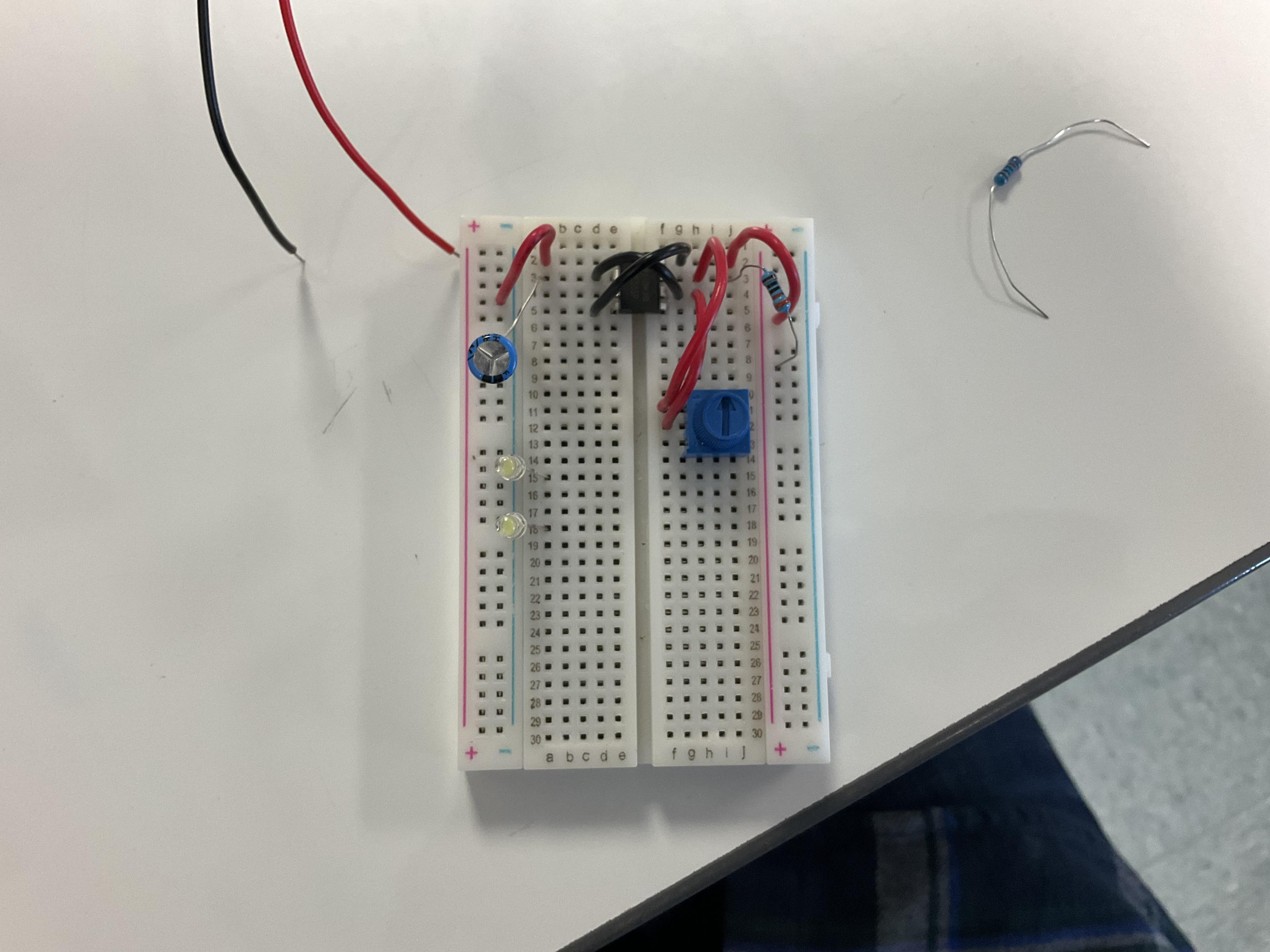 Blinking Led Light(with Potentiometer to Adjust Blink Rate) : 9 Steps ...